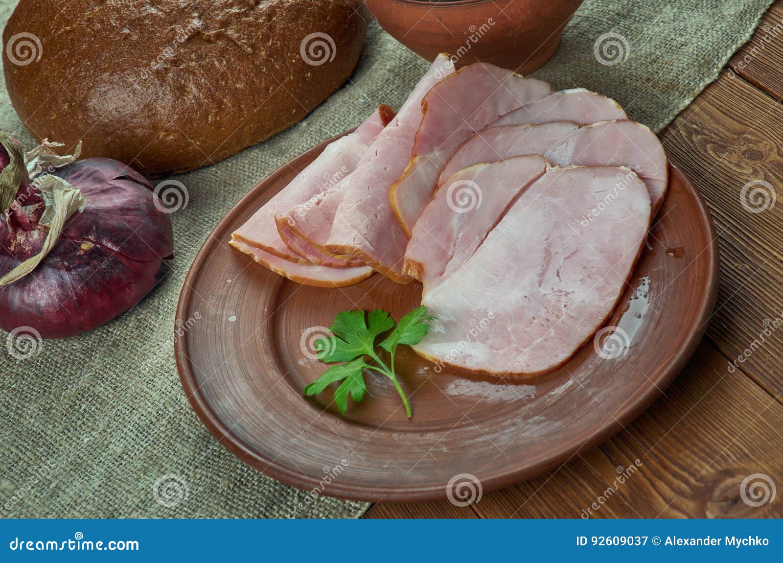 Palvikinkku stock image. Image of cacciatorini, delicacy - 92609037