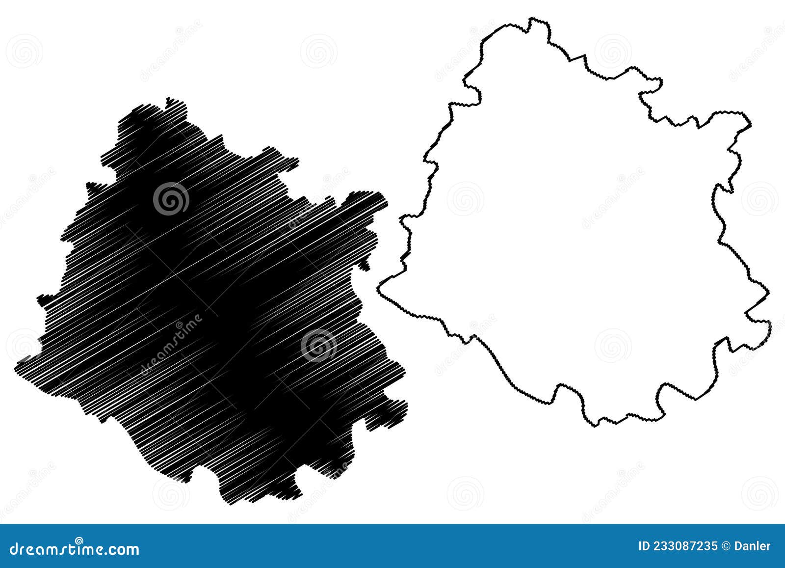 Nuh District Haryana State, Republic Of India Map Vector Illustration ...