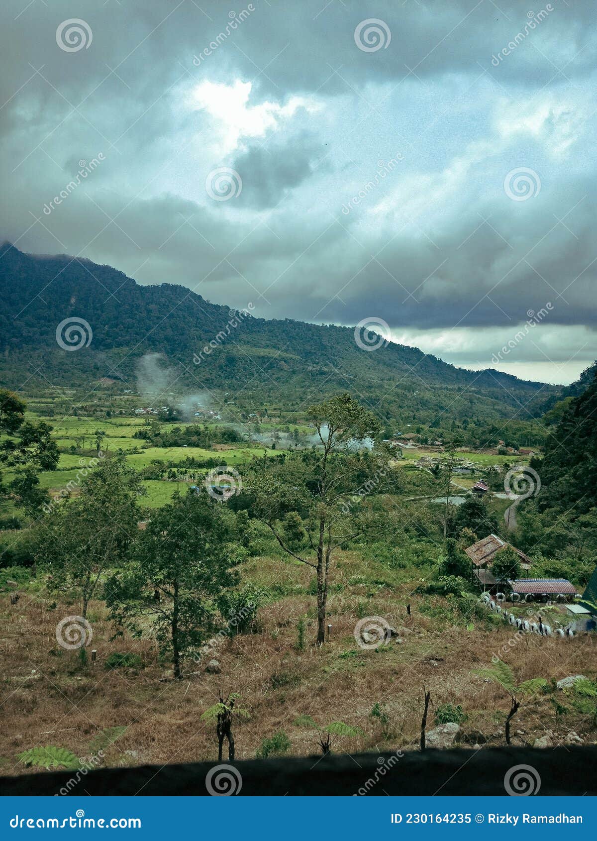Pamah Semelir stock image. Image of hill, field, plateau - 230164235
