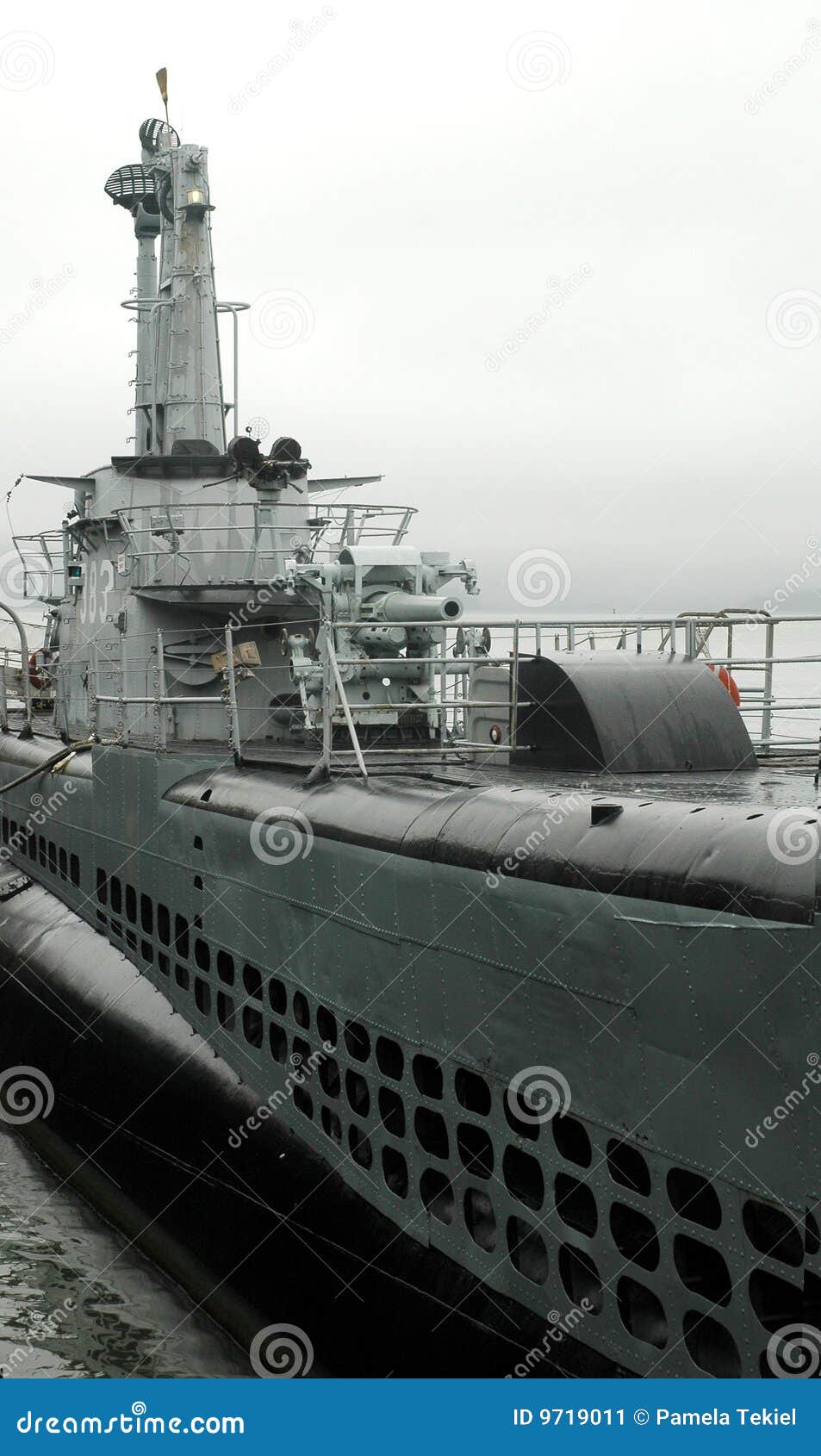 Pampanito submarine stock image. Image of ocean, tourist - 9719011