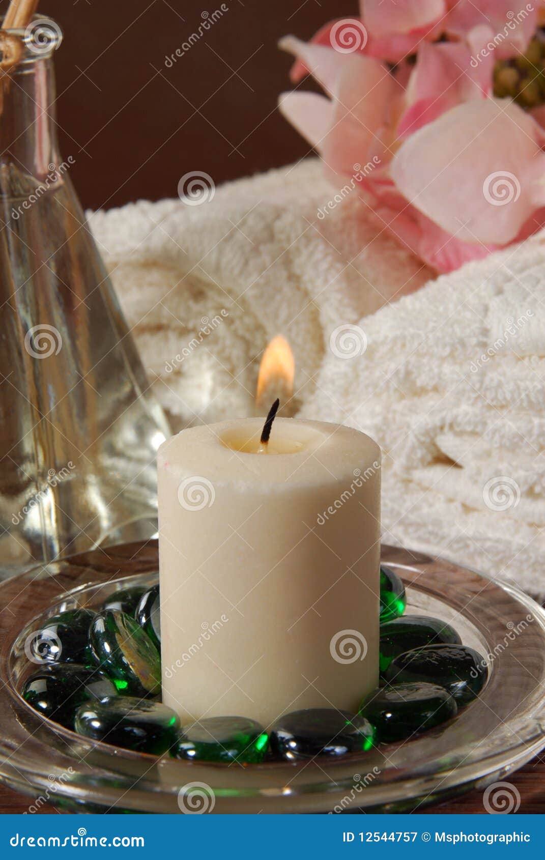 Pamper me stock image. Image of scented, decorative, flame - 12544757