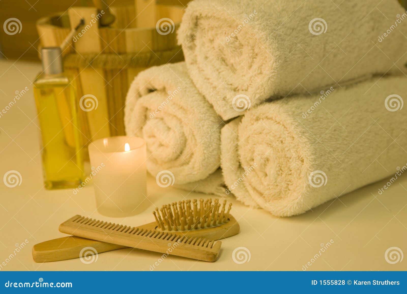 Pampering herself stock photo. Image of spoil, contemprary - 1555828