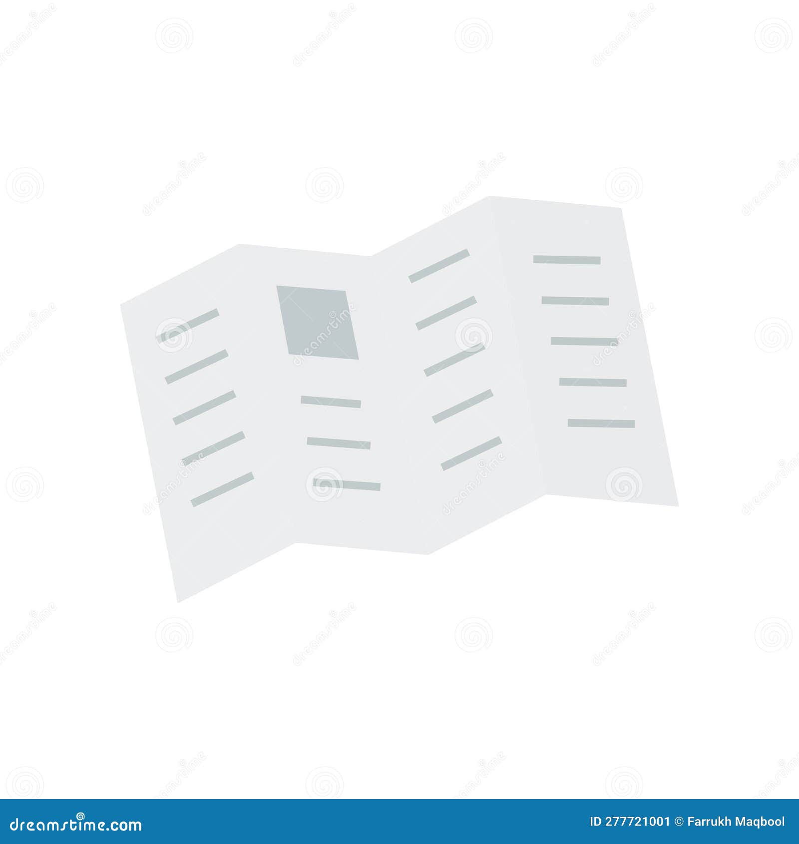 Pamphlet Icon Vector Image. Stock Vector - Illustration of vector ...