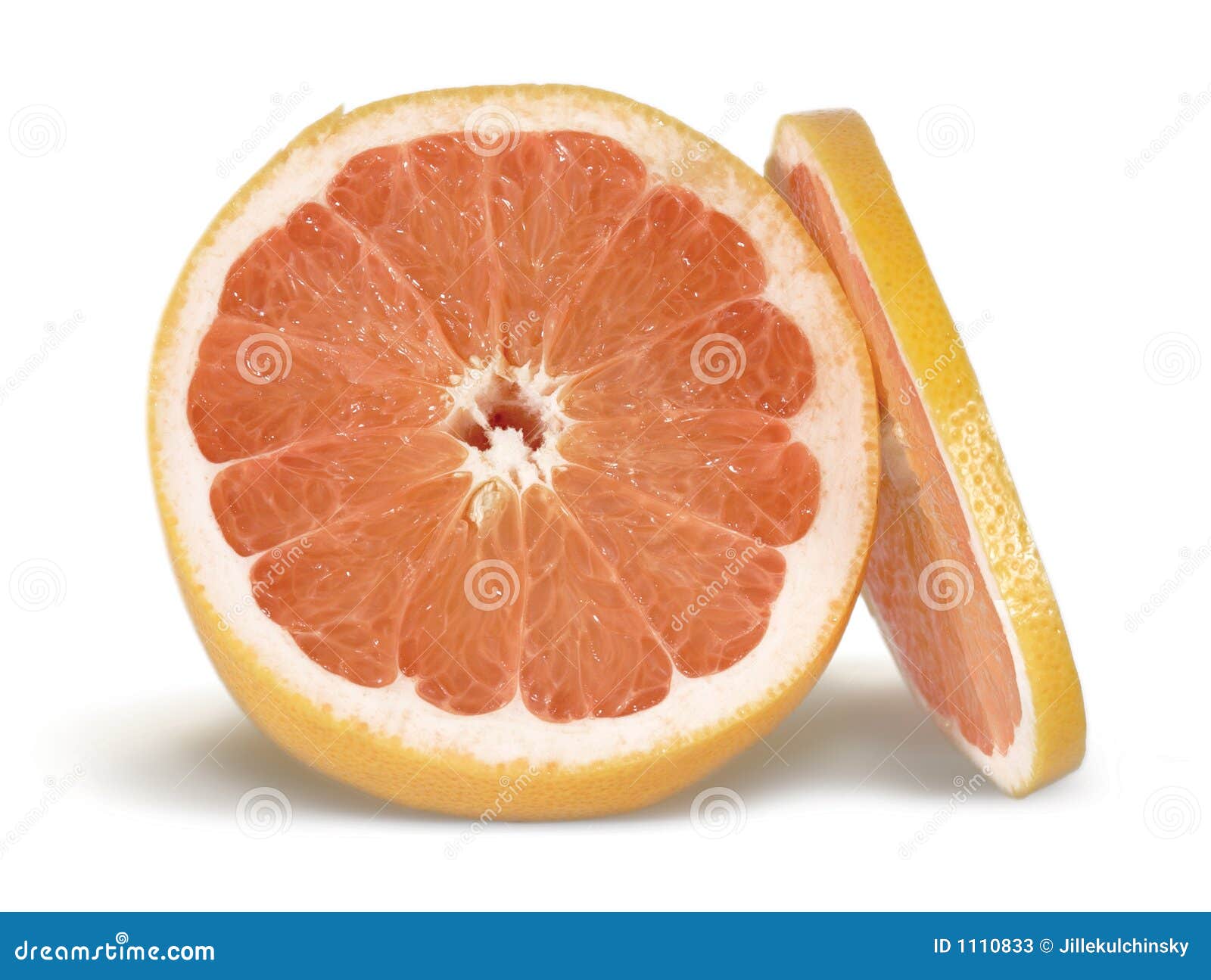 Pamplemousse image stock. Image du mûr, fruits, part, graines - 1110833