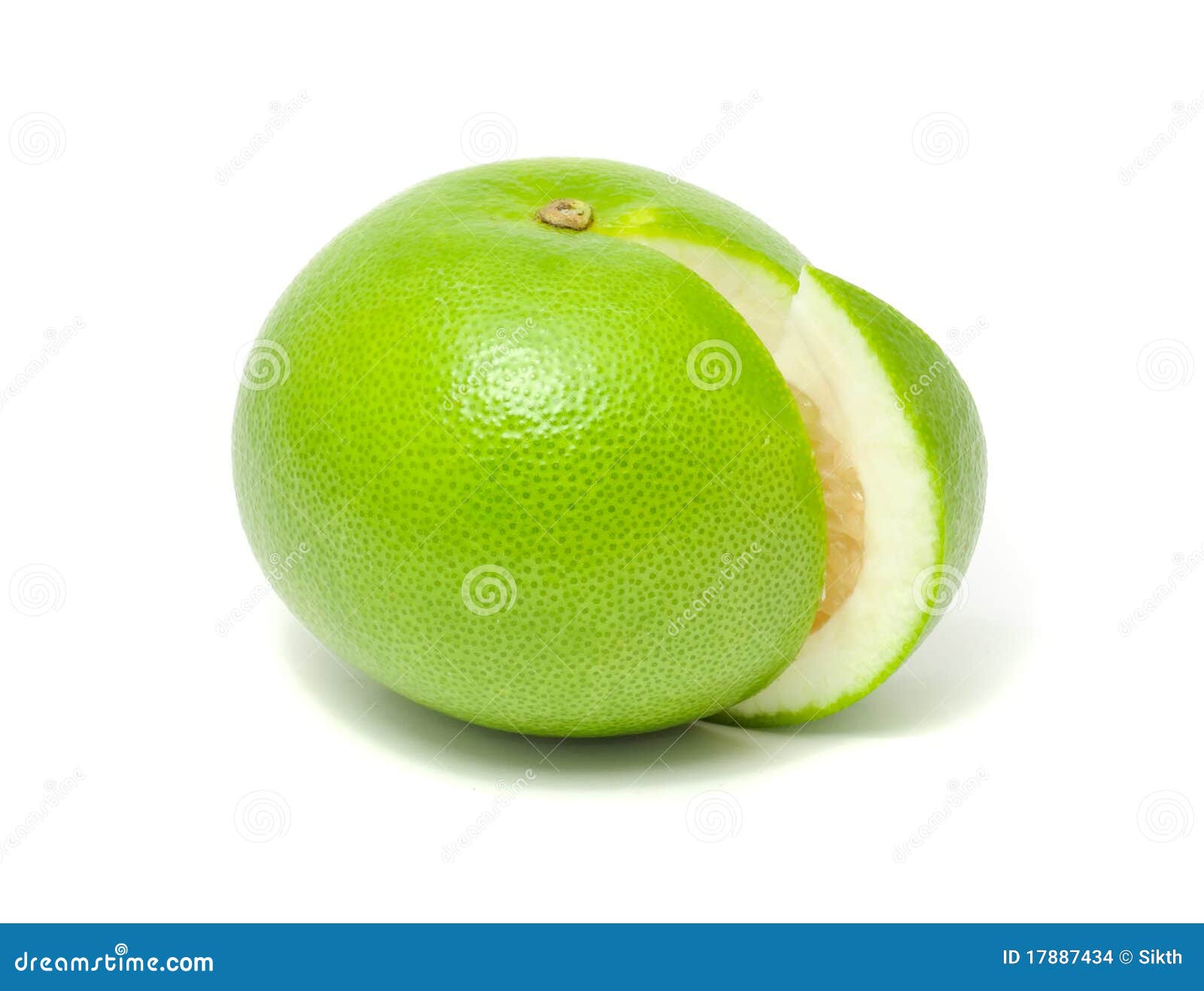 Pamplemousse Vert (chou De Jaffa) Photo stock - Image du over, coupure ...