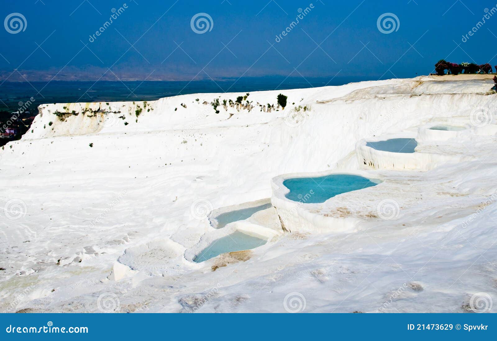 Pamukkale - Travertines Terrace in Turkey Stock Image - Image of ...