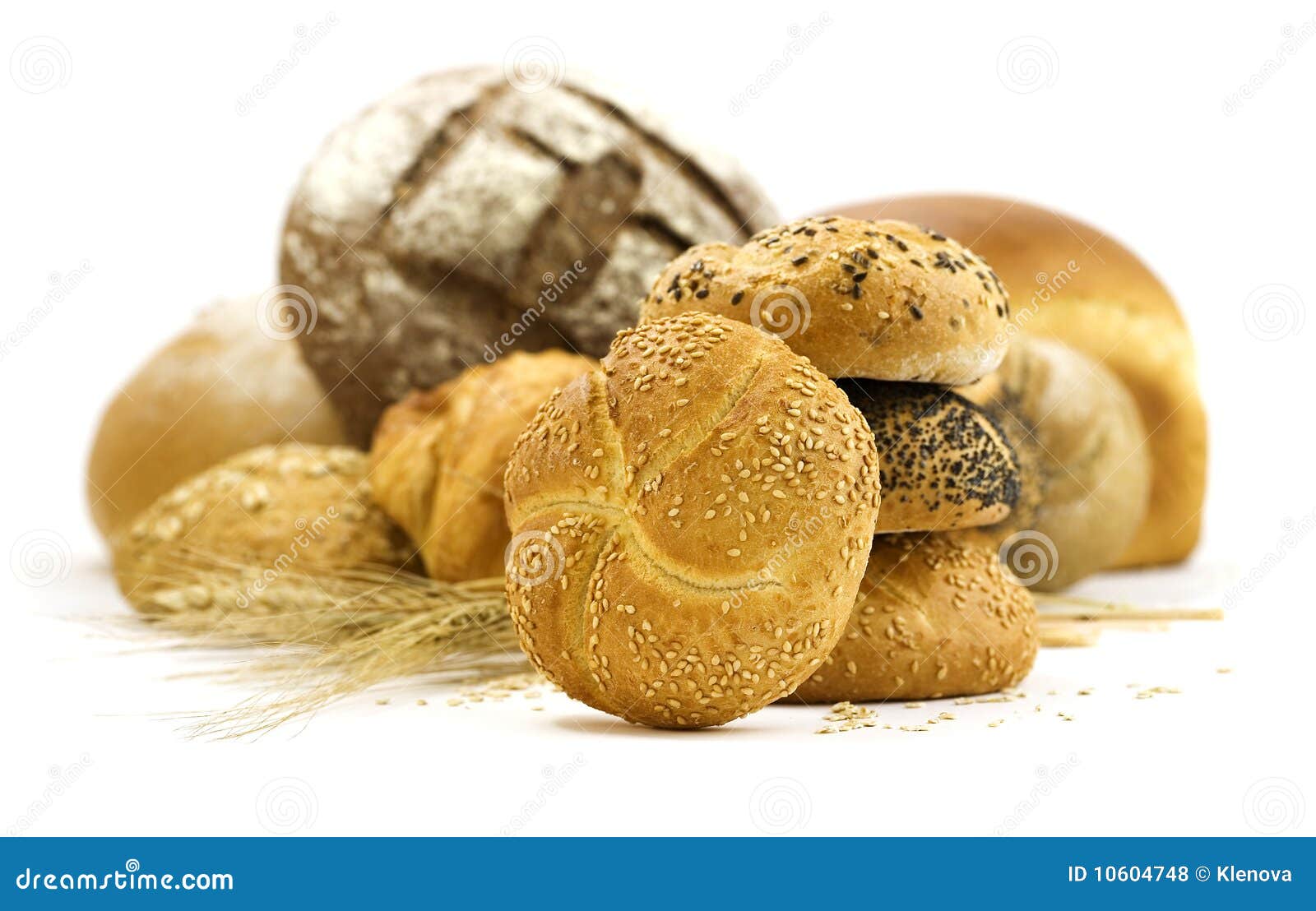 Pan foto de archivo. Imagen de frescura, sano, harina - 10604748