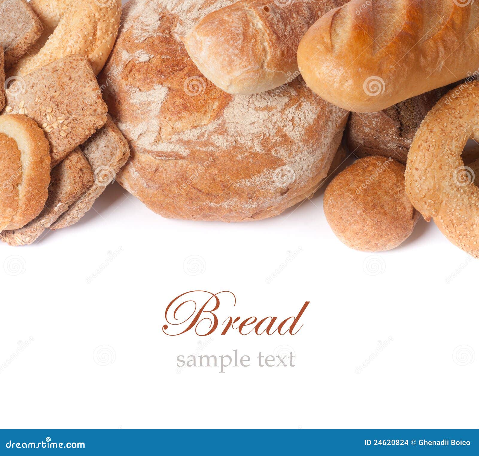 Pan foto de archivo. Imagen de comer, refresco, frescura - 24620824