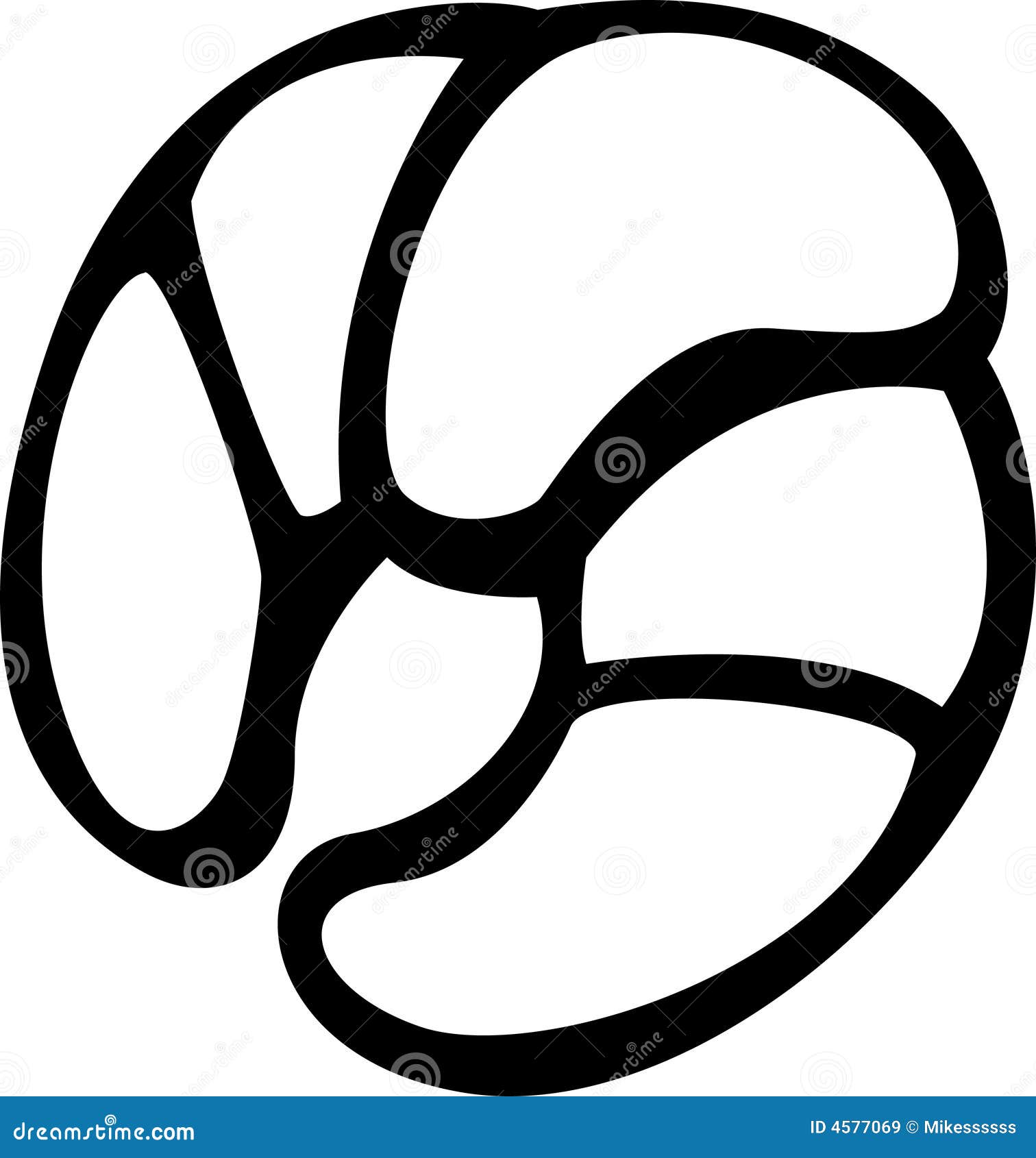 Pan ilustración del vector. Ilustración de alimento, vector - 4577069