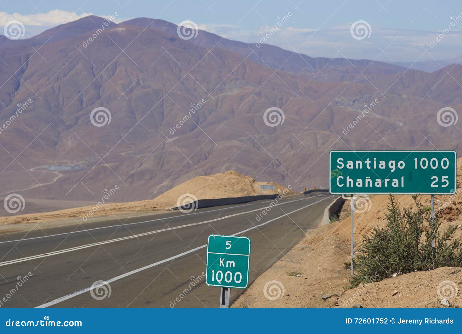 Pan American Highway, Chile Fotografía editorial - Imagen de atarama ...