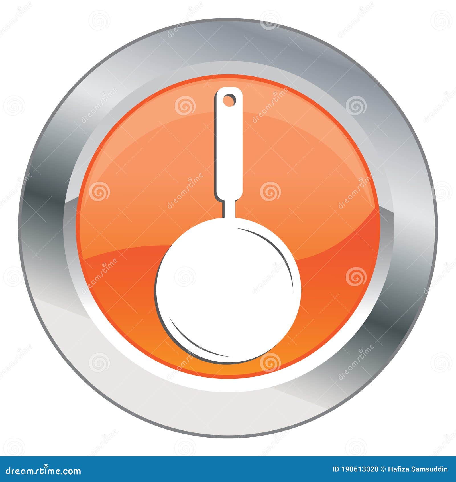 Pan Button. Vector Illustration Decorative Design Stock Vector ...