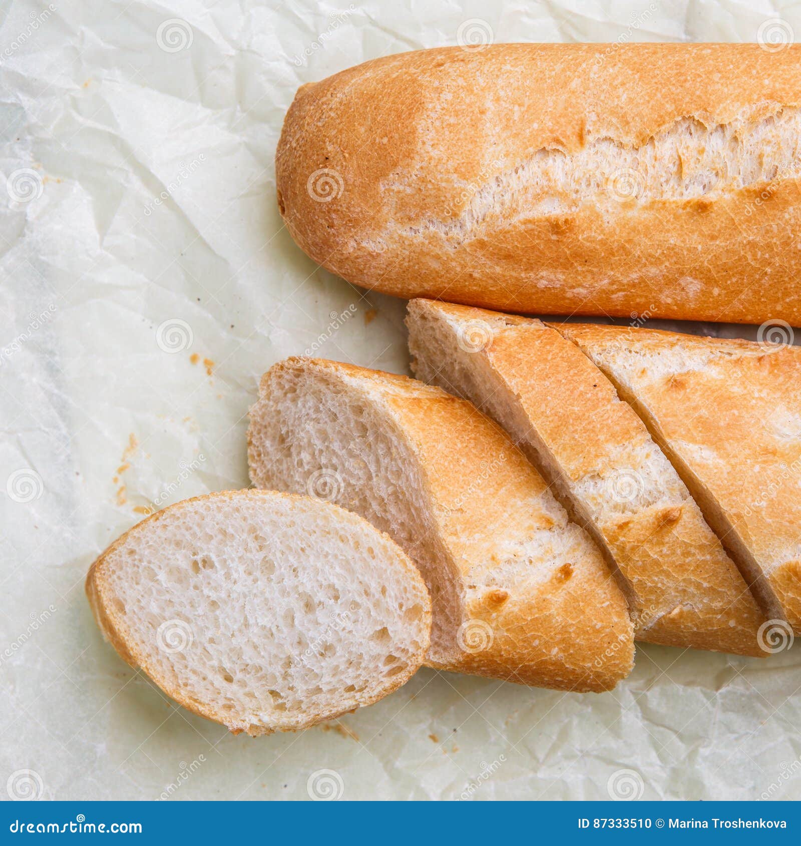 Pan Caliente En El Papel De Cera Foto de archivo - Imagen de cocina ...