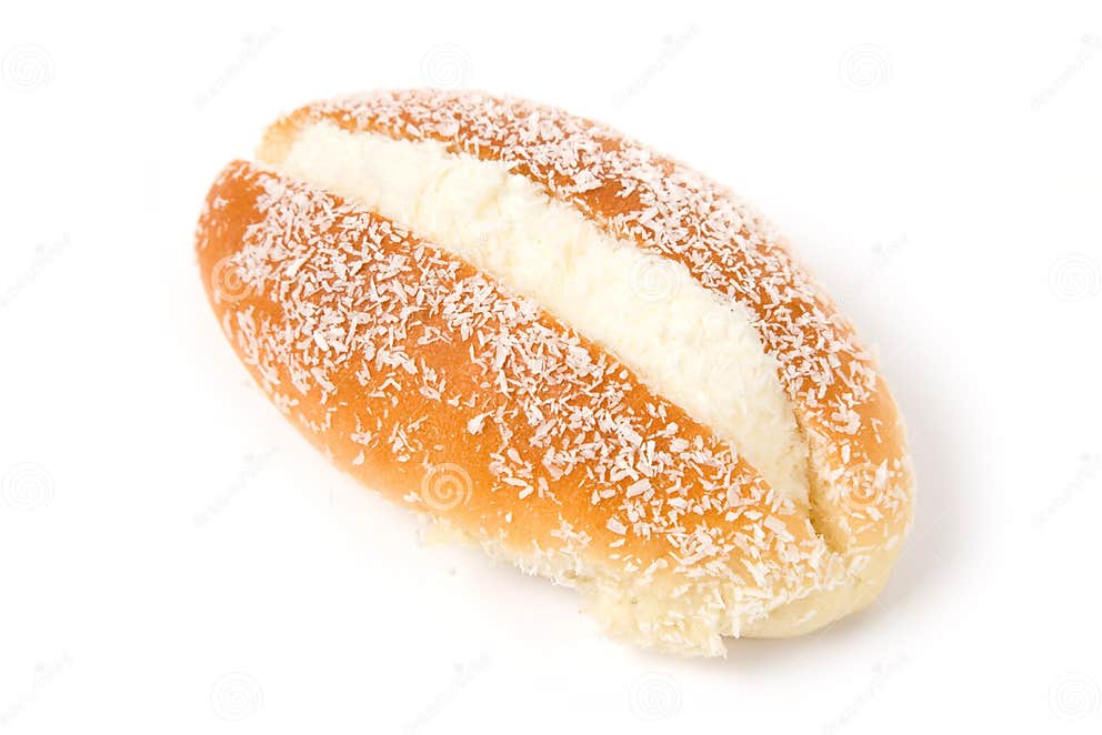 Pan Crema-llenado imagen de archivo. Imagen de alimento - 7004945