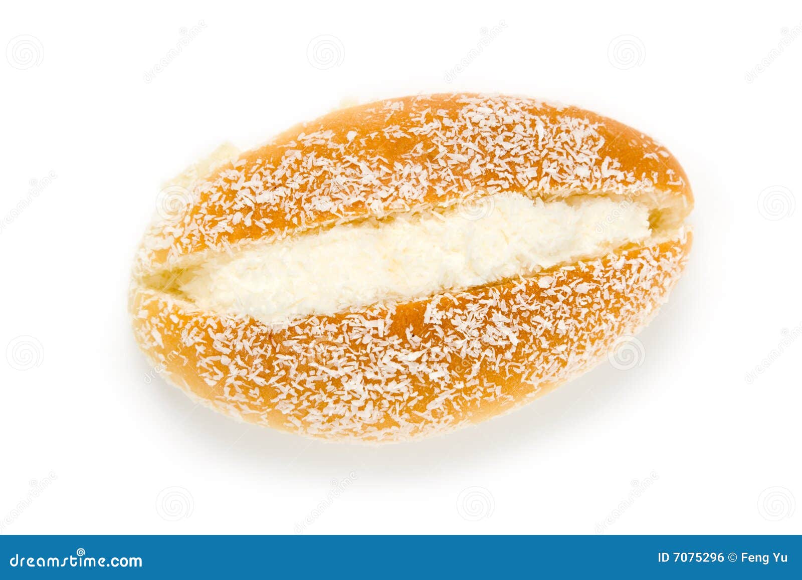 Pan Crema-llenado foto de archivo. Imagen de fondo, alimento - 7075296