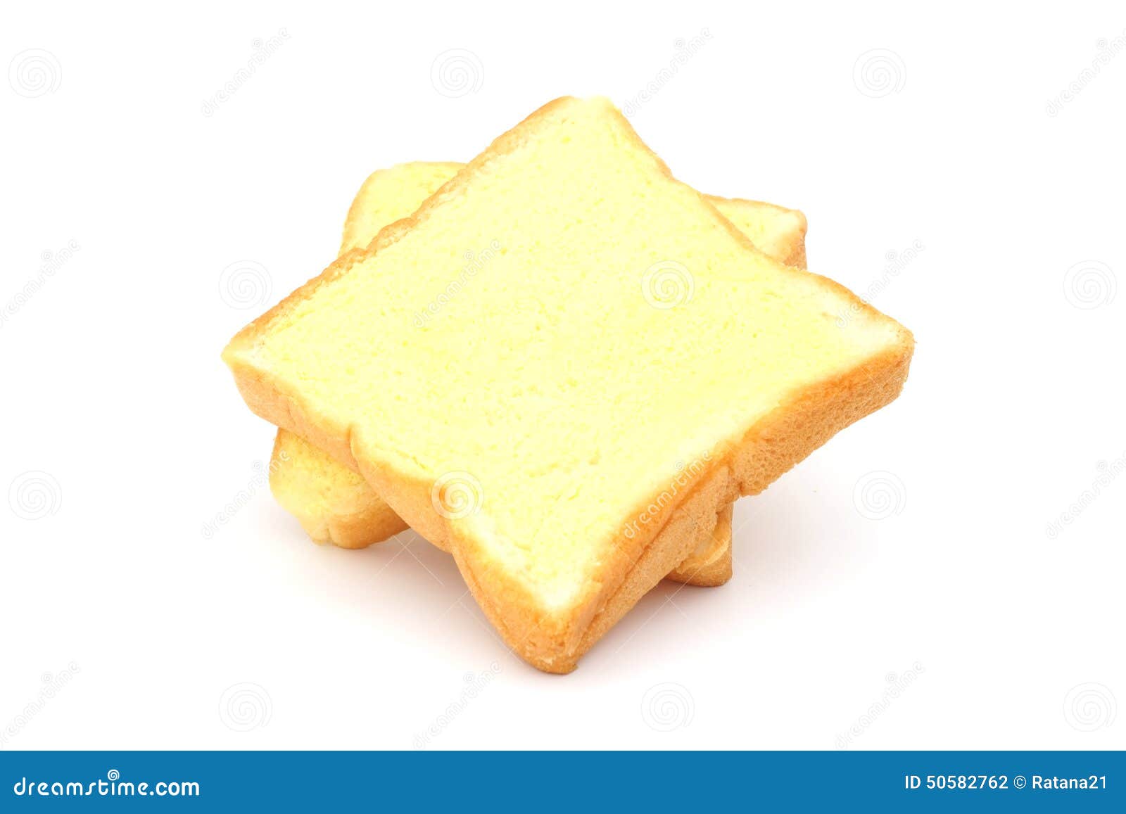 Pan Cuadrado Con Mantequilla Foto de archivo - Imagen de bollo ...