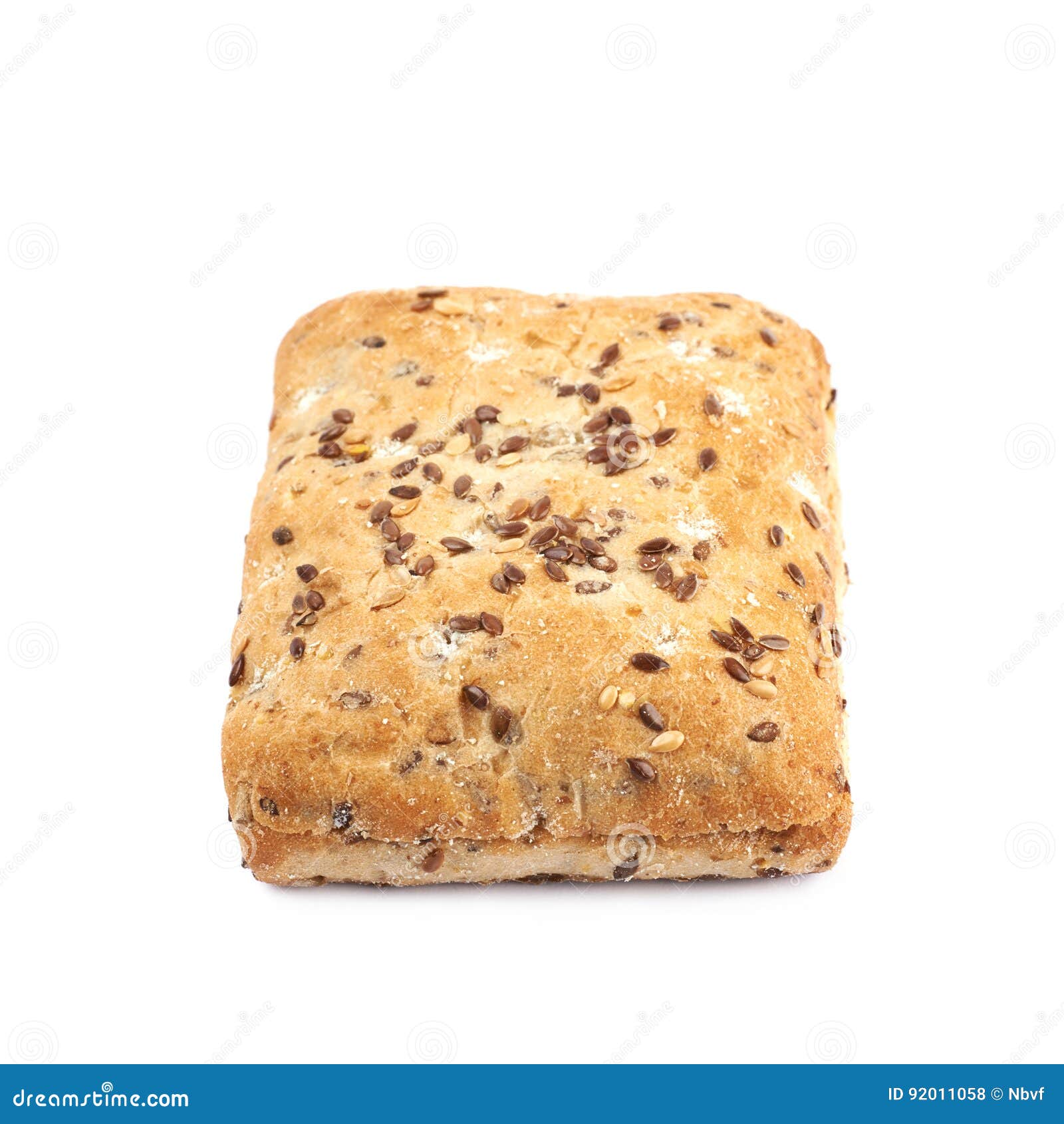 Pan Cuadrado De La Hamburguesa Aislado Foto de archivo - Imagen de ...