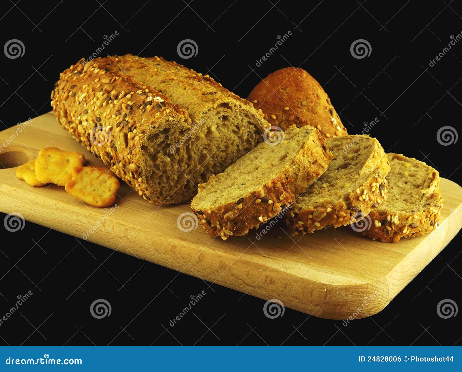 Pan de Multicereal foto de archivo. Imagen de rebanada - 24828006