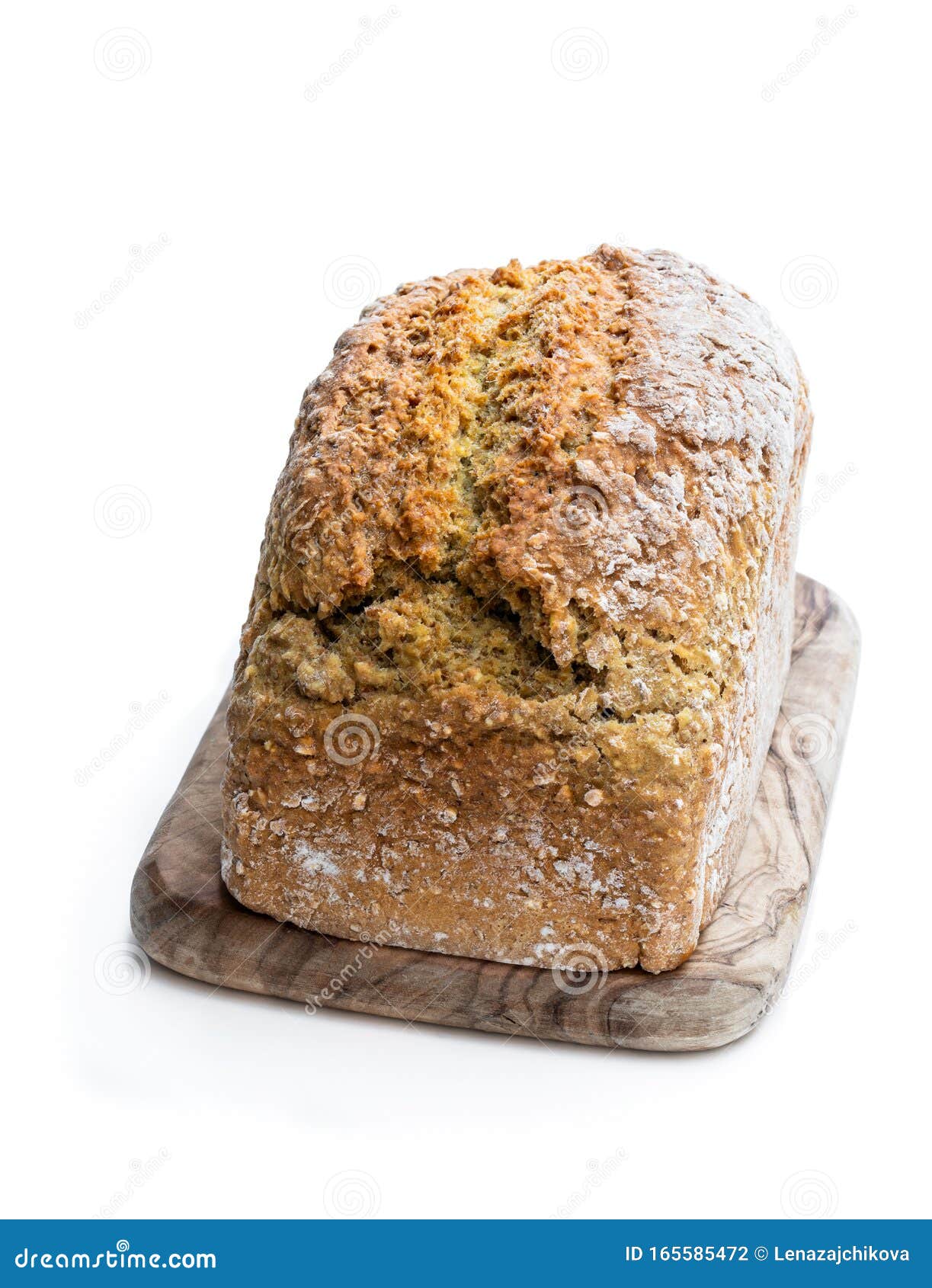 Pan De Refresco Casero Aislado En Blanco Foto de archivo - Imagen de ...