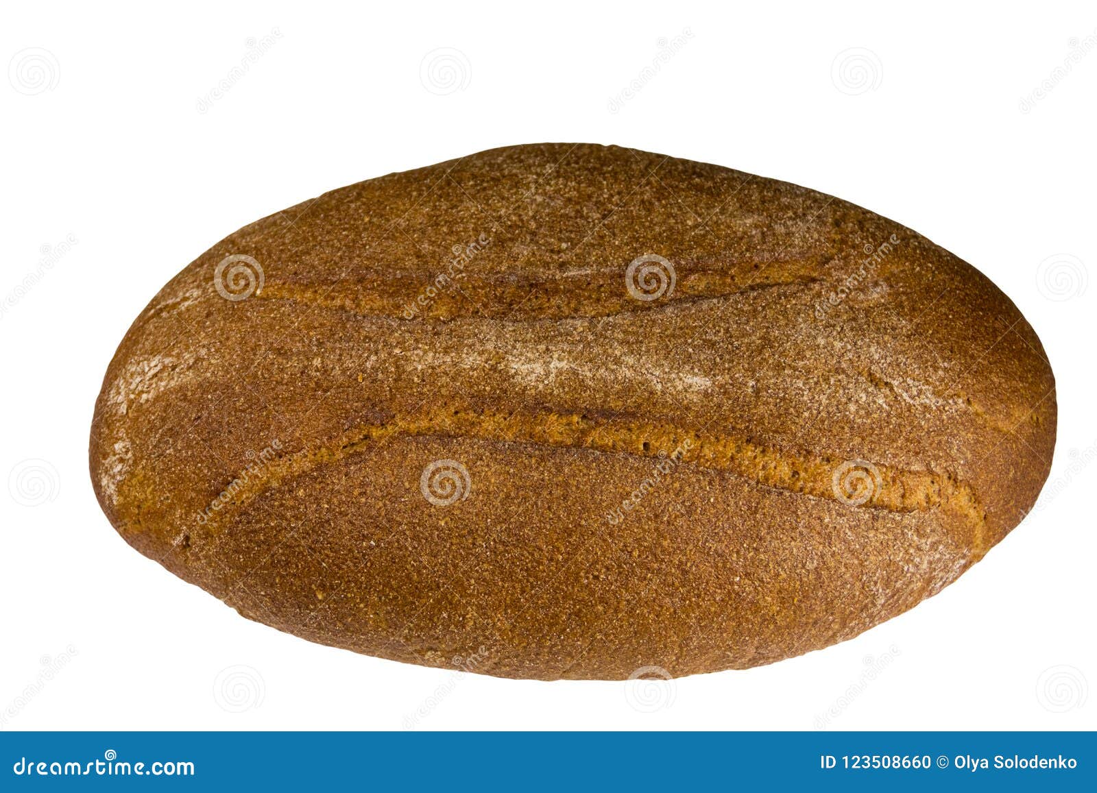 Pan De Rye Aislado En El Fondo Blanco Foto de archivo - Imagen de ...