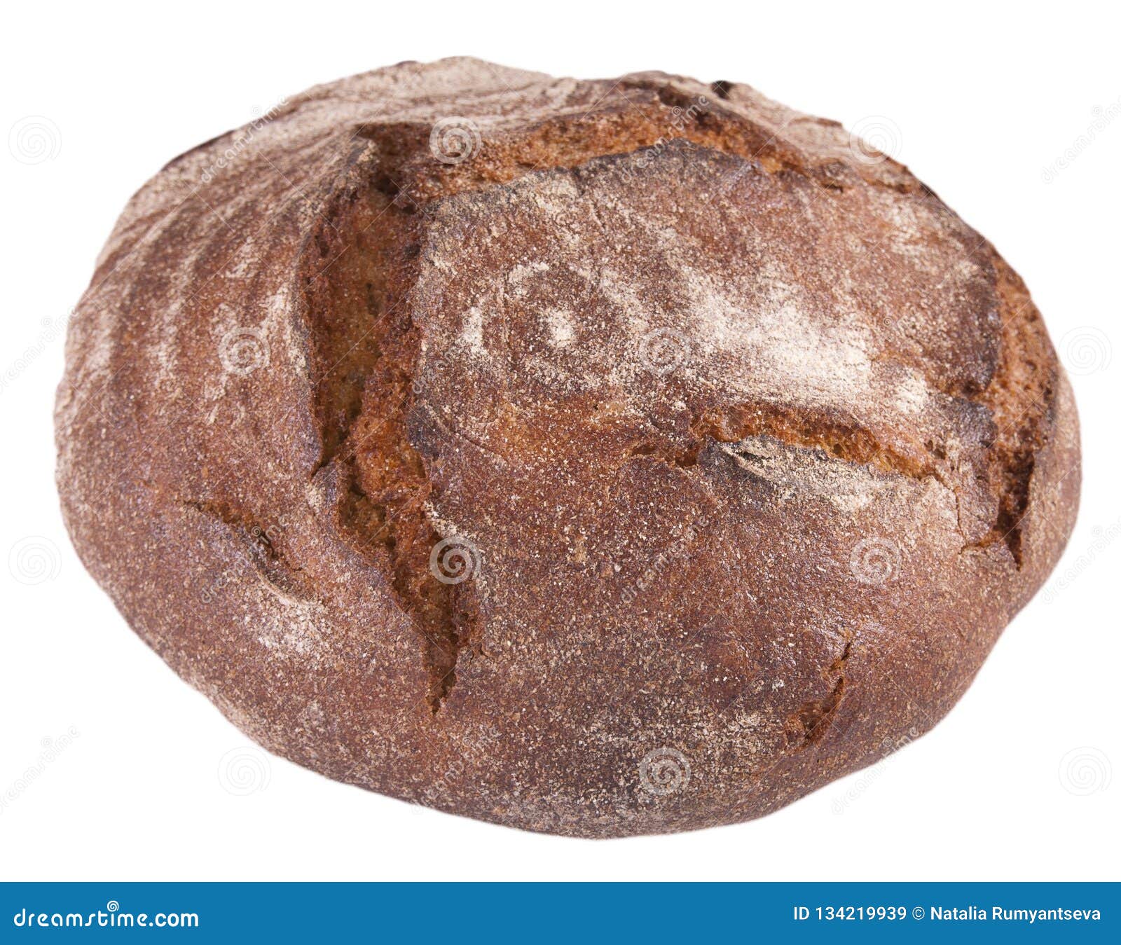 Pan De Rye Con La Corteza Curruscante Imagen de archivo - Imagen de ...