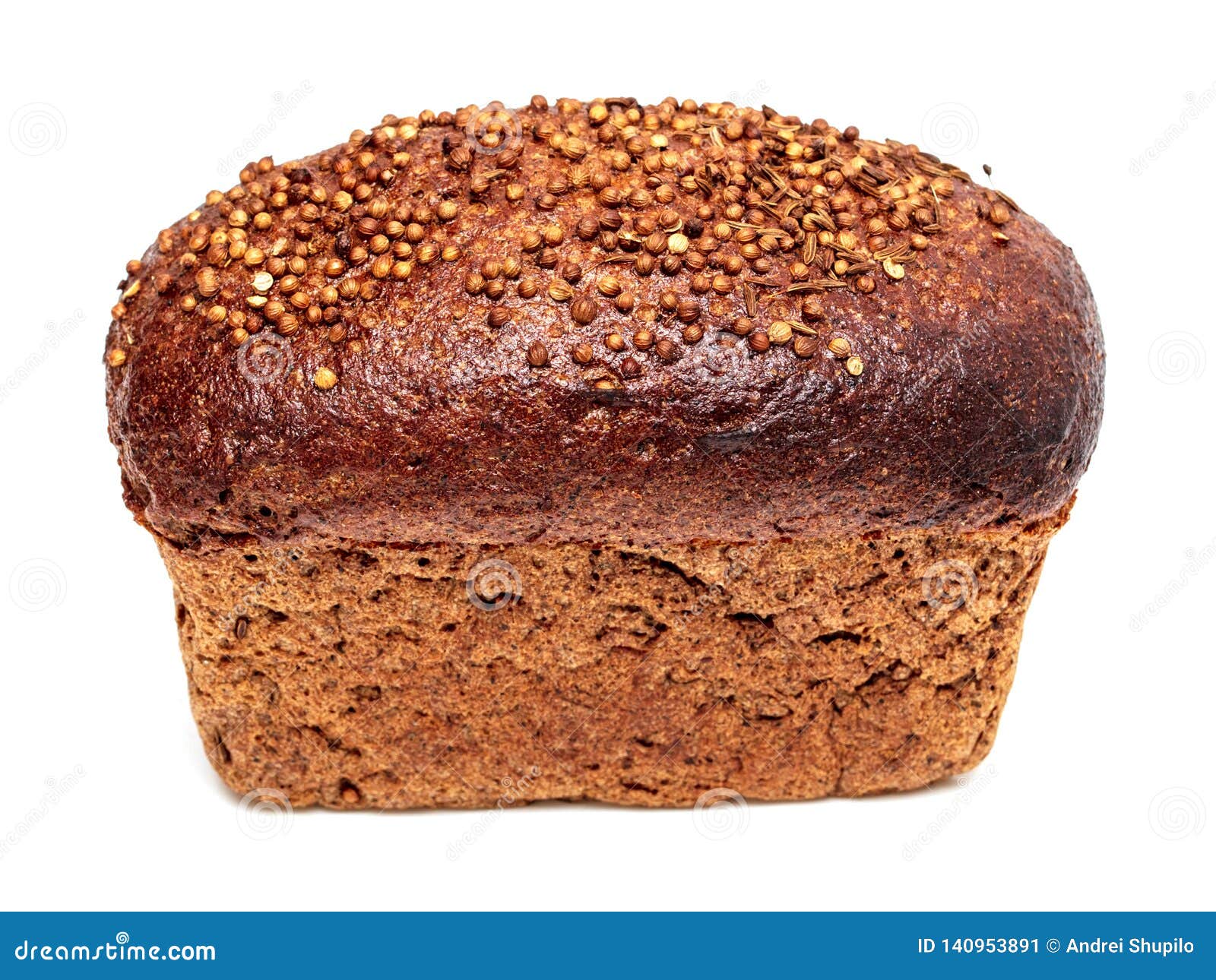 Pan De Rye En Un Fondo Blanco Imagen de archivo - Imagen de revuelto ...