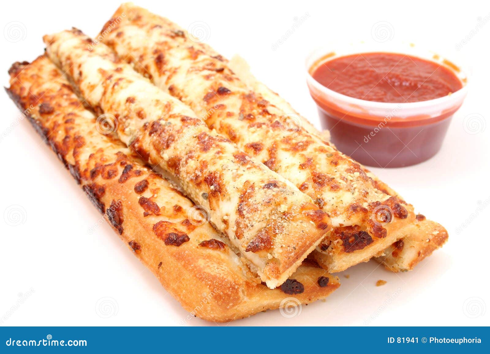 Pan Del Queso Y Salsa De Marinara Imagen de archivo - Imagen de ...