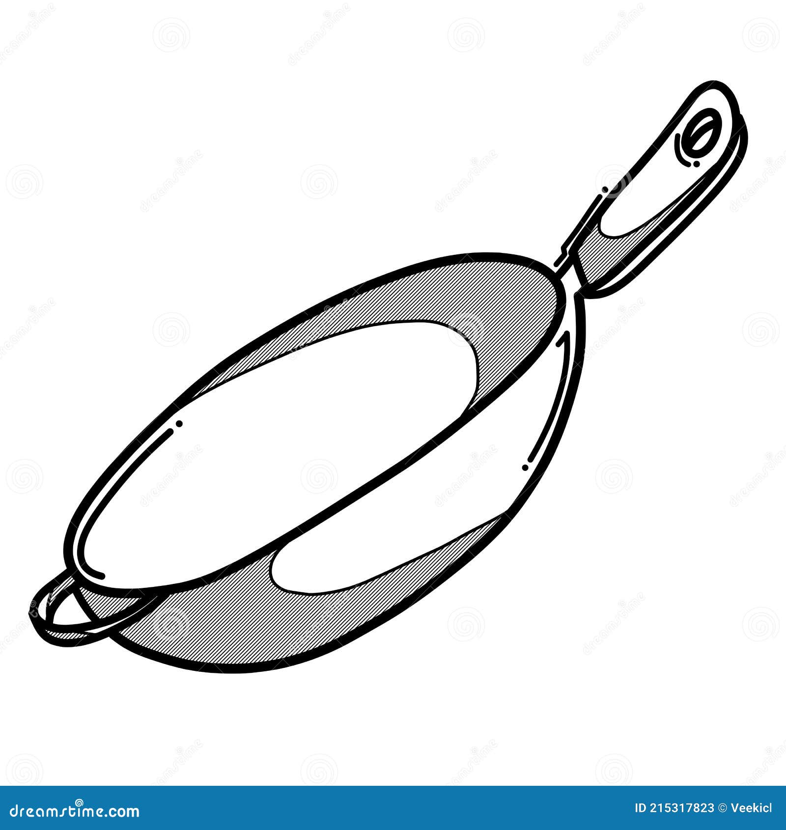 Pan Doodle Vector Icon. Drawing Sketch Illustration Hand Drawn Line ...