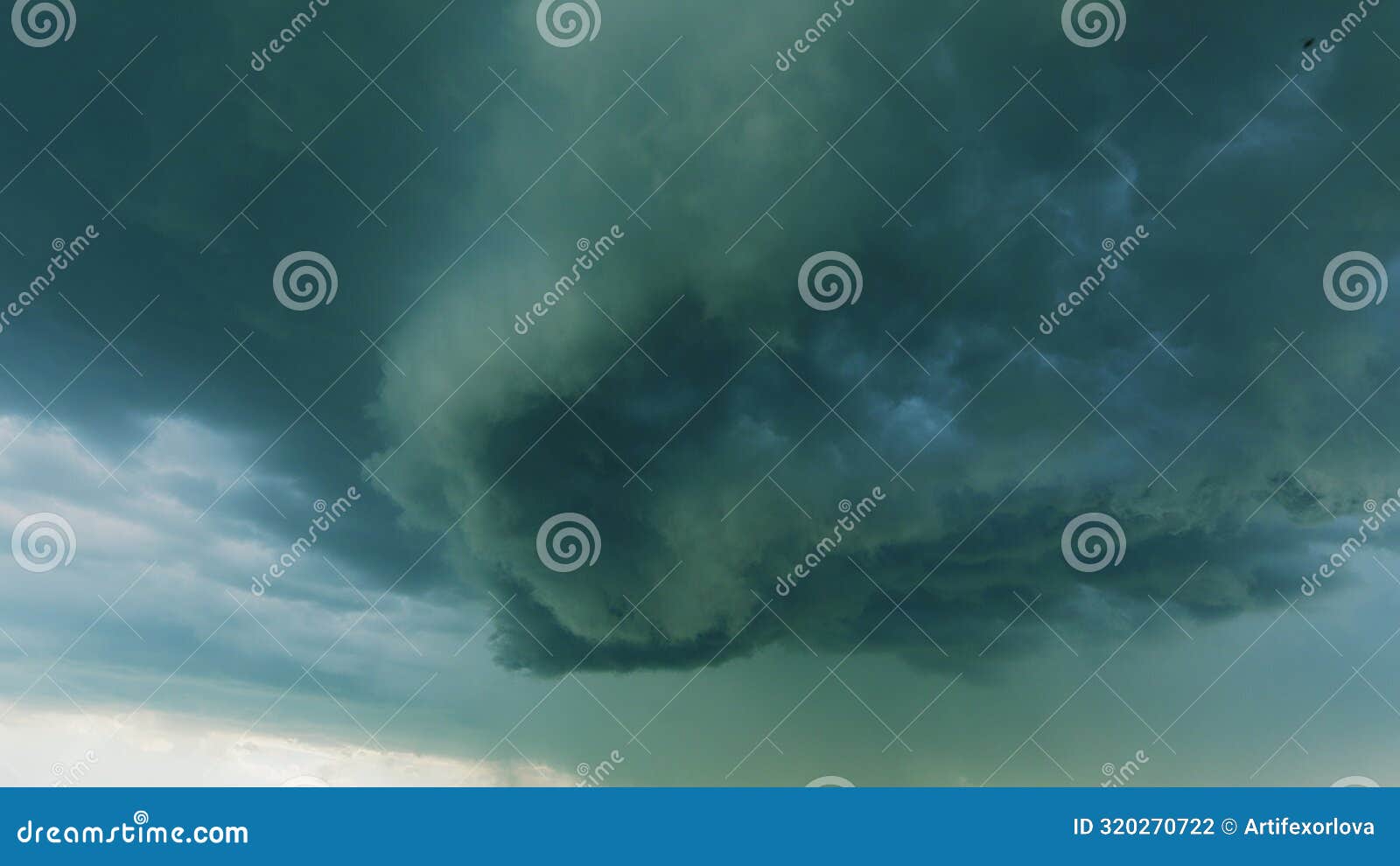 Dramatic Cloudy Rainy Sky. Movement of Gloomy Clouds Across Sky ...