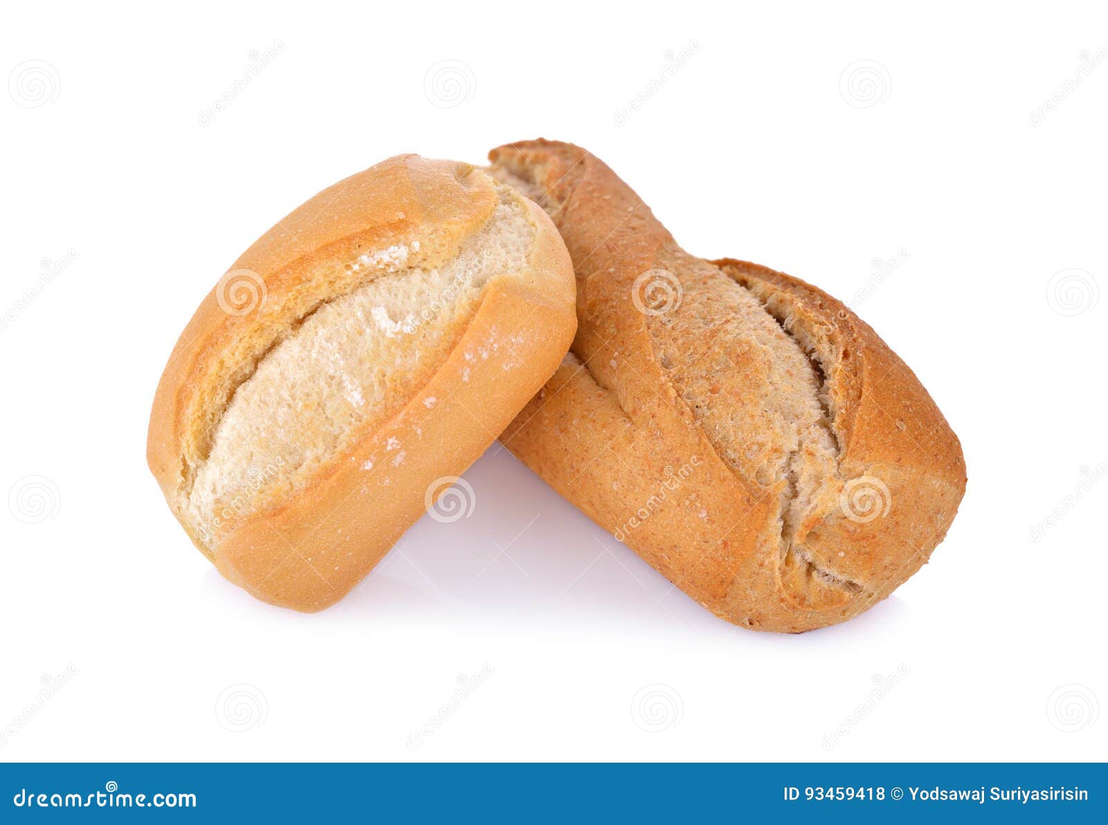 Pan Duro En El Fondo Blanco Foto de archivo - Imagen de objeto, trigo ...