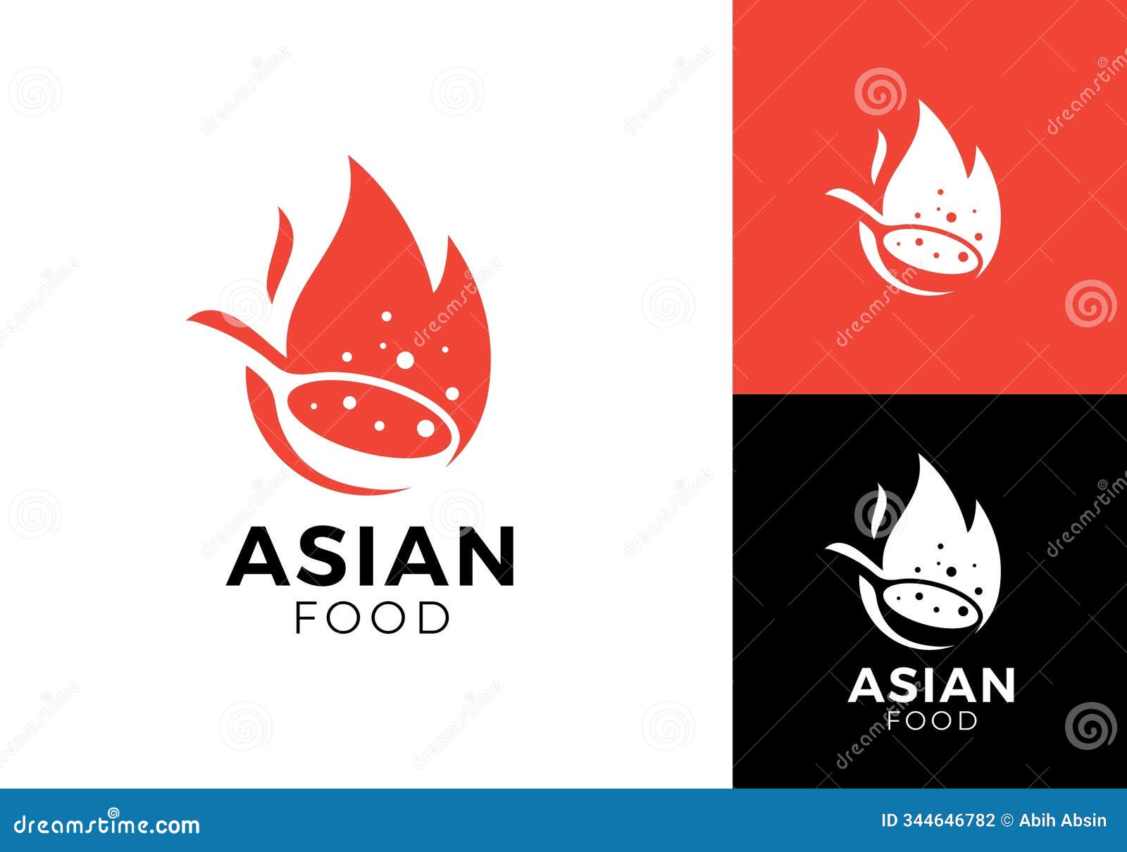Pan Fire Food Logo Design, Kitchen Tools, Cooking, Restaurant Symbol ...