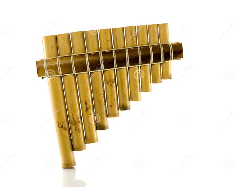 Pan flute stock photo. Image of amerique, instrument - 28031386