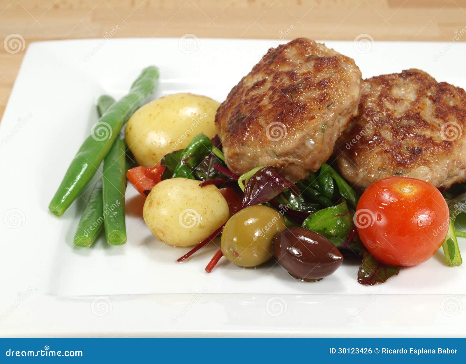 Pan fried danish dumplings stock photo. Image of homemade - 30123426