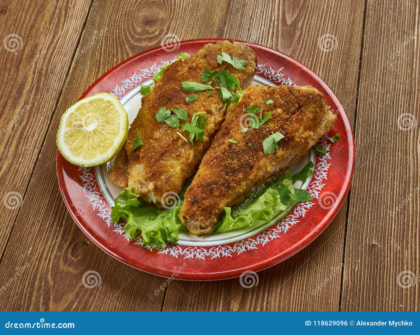 Pan Fried Fish criollo foto de archivo. Imagen de guisado - 118629096