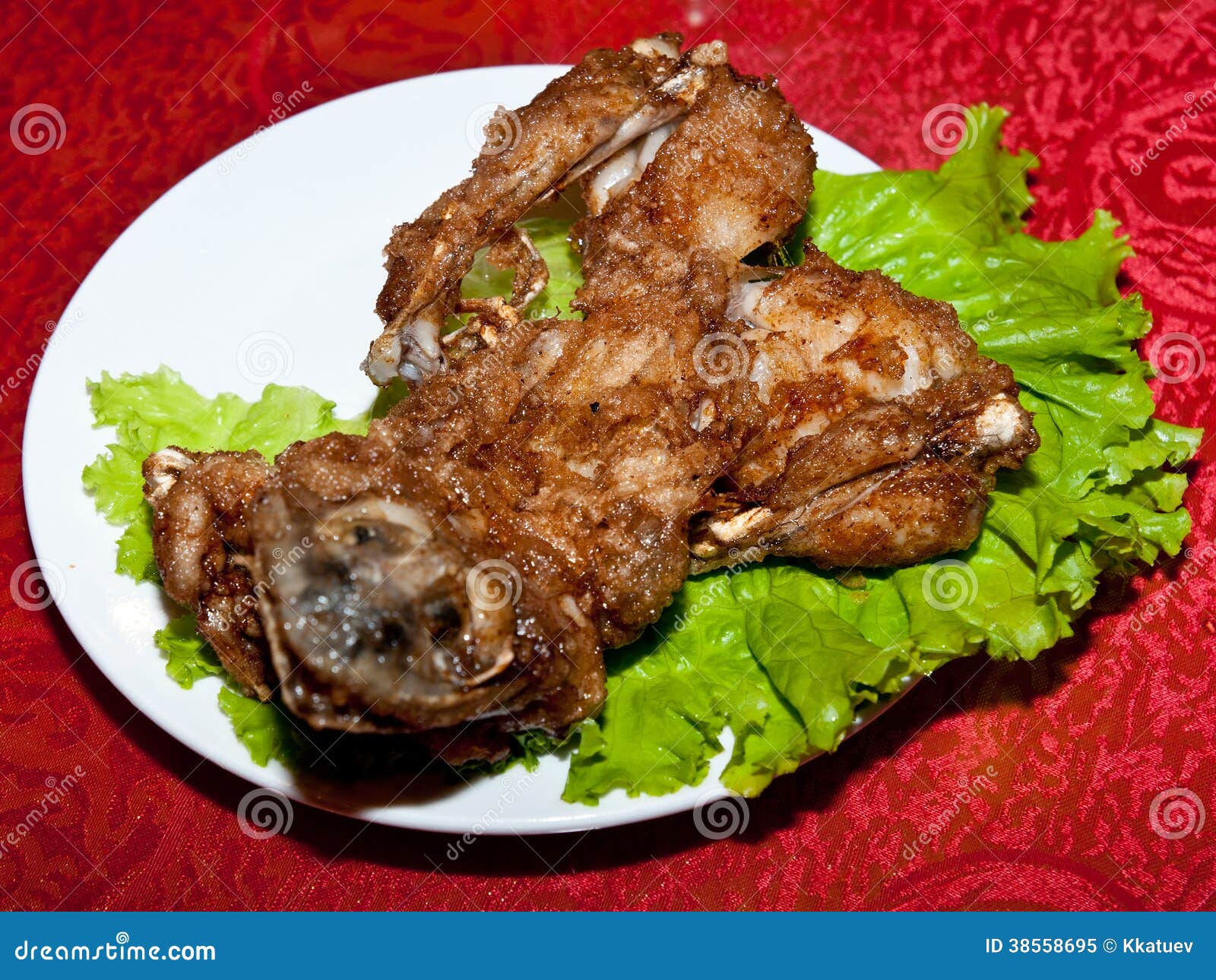 Pan-fried frog stock image. Image of meal, chinese, batter - 38558695