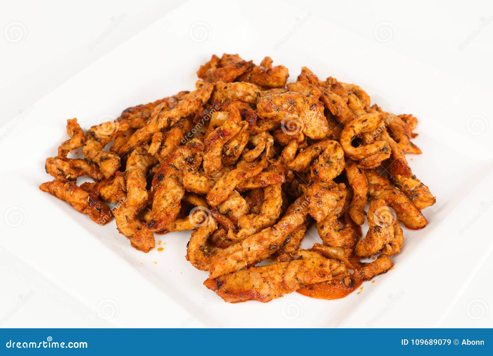 Pan gyros on a plate stock image. Image of seasoned - 109689079