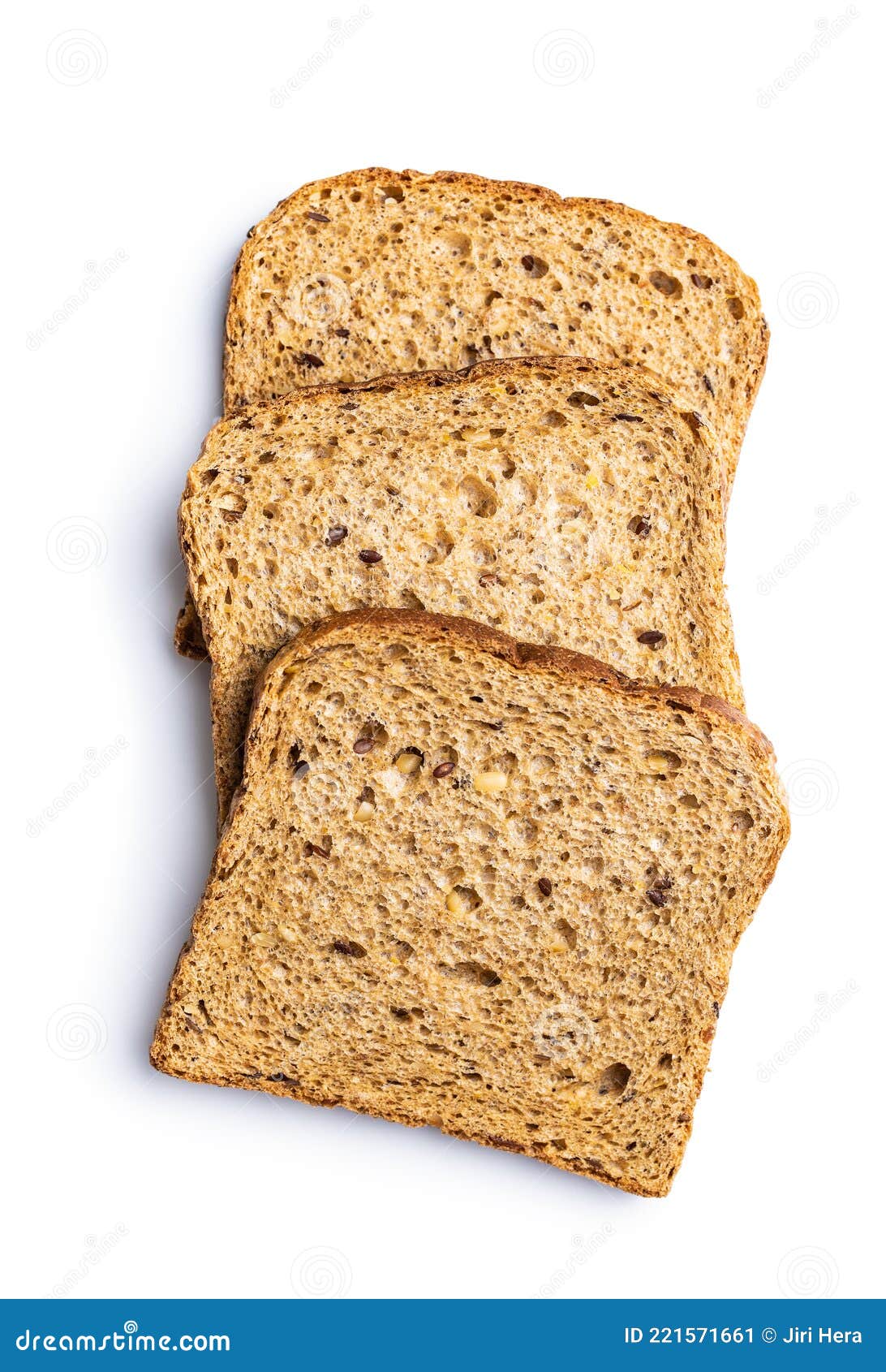 Pan integral en rodajas imagen de archivo. Imagen de recorte - 221571661