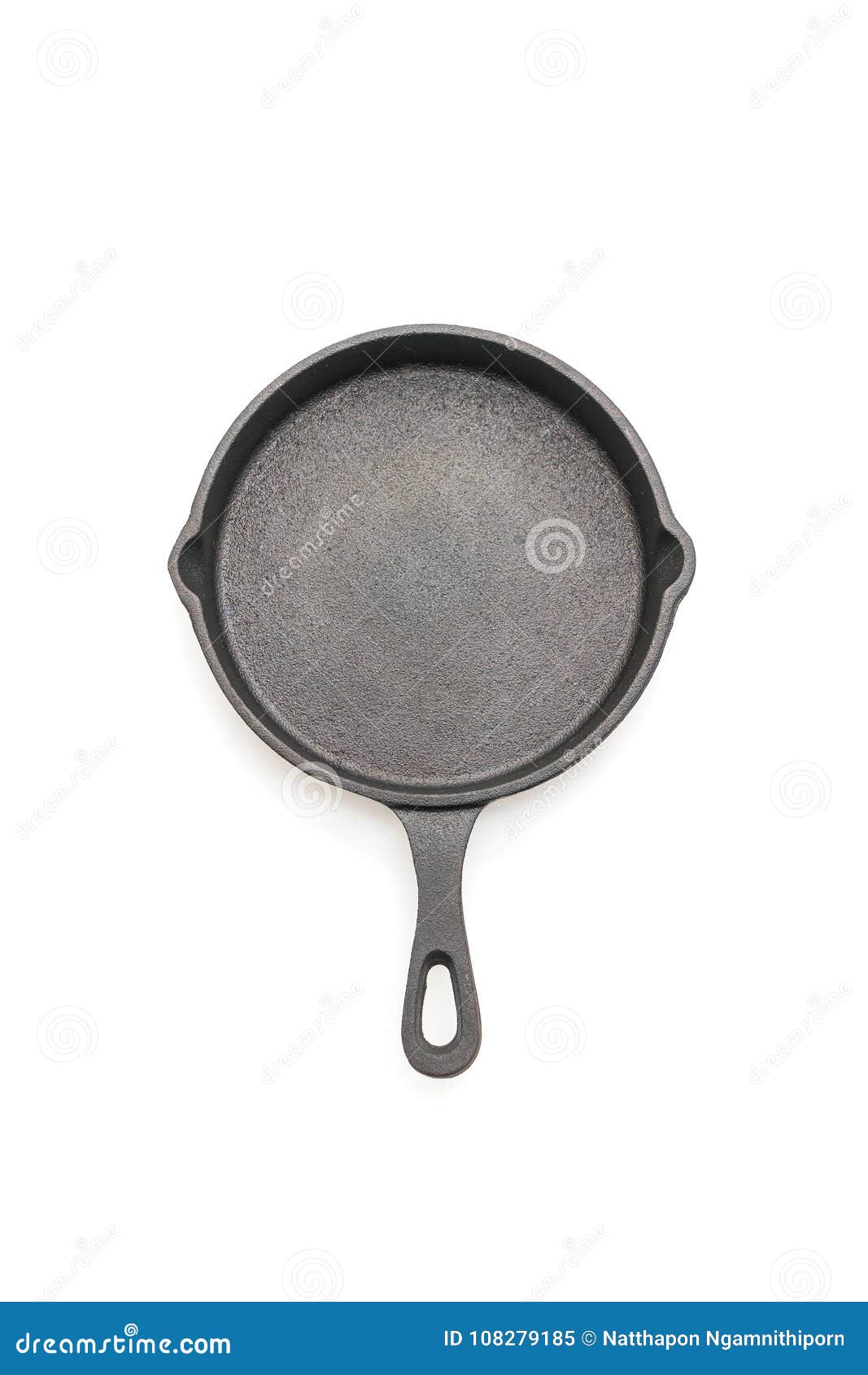 Pan on white background stock image. Image of food, white - 108279185