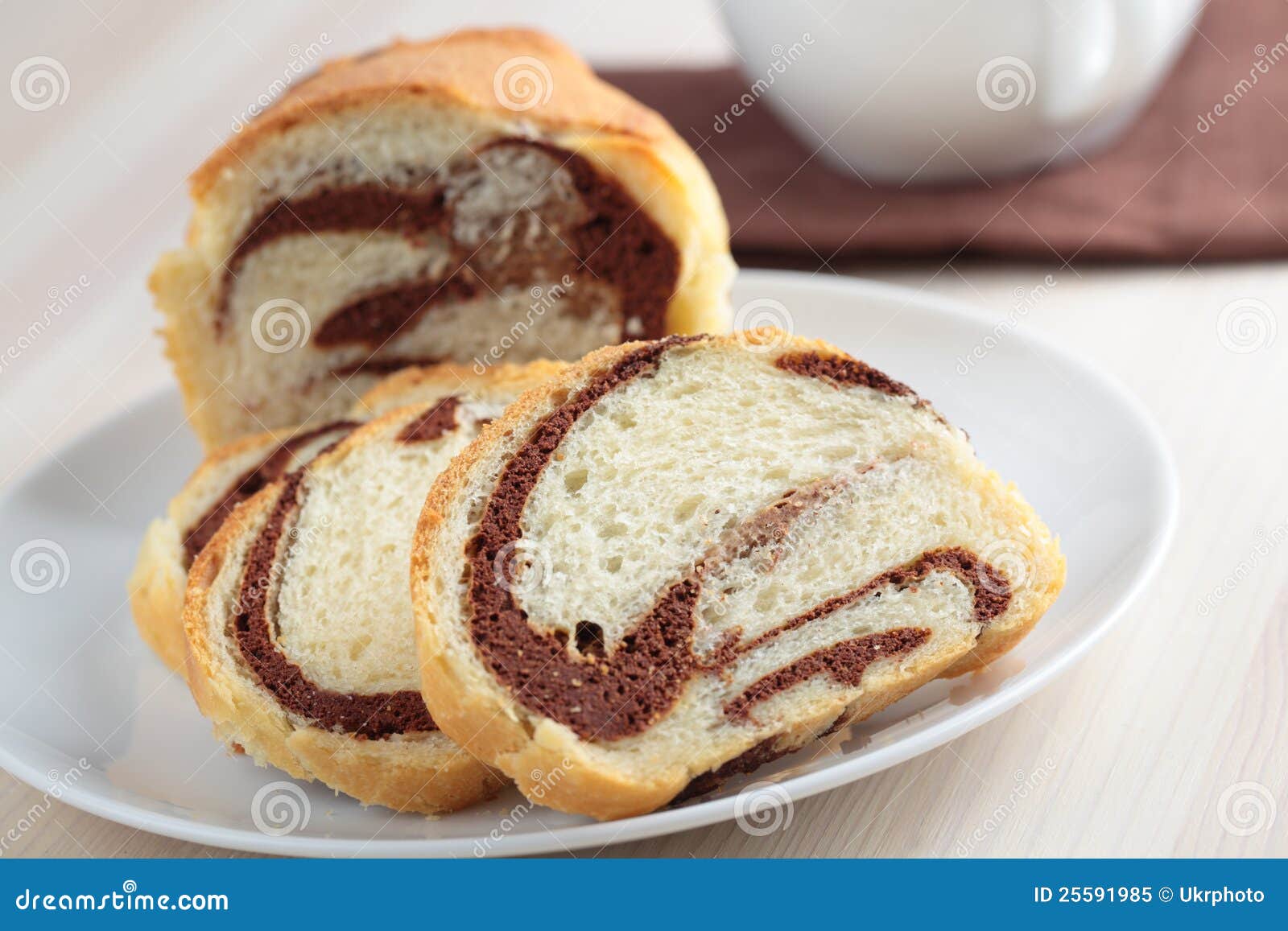Pan Judío Del Babka Del Chocolate Imagen de archivo - Imagen de ...