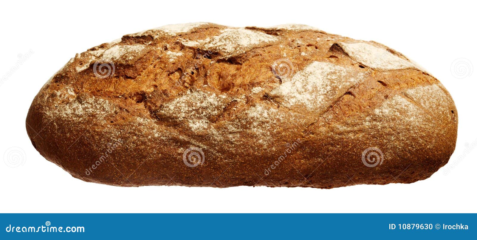 Pan Largo Aislado En Blanco Foto de archivo - Imagen de frescura, trigo ...
