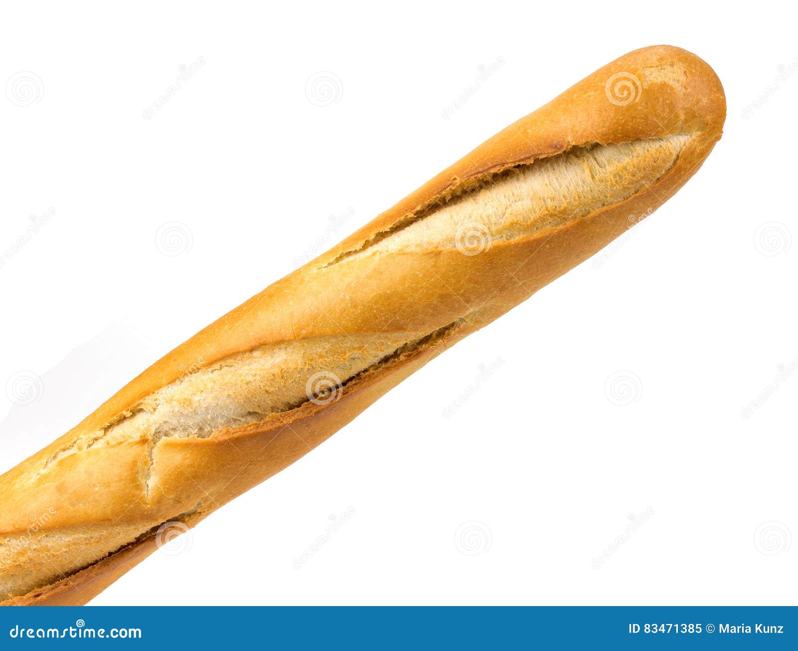 Pan Largo Aislado En El Fondo Blanco Imagen de archivo - Imagen de ...
