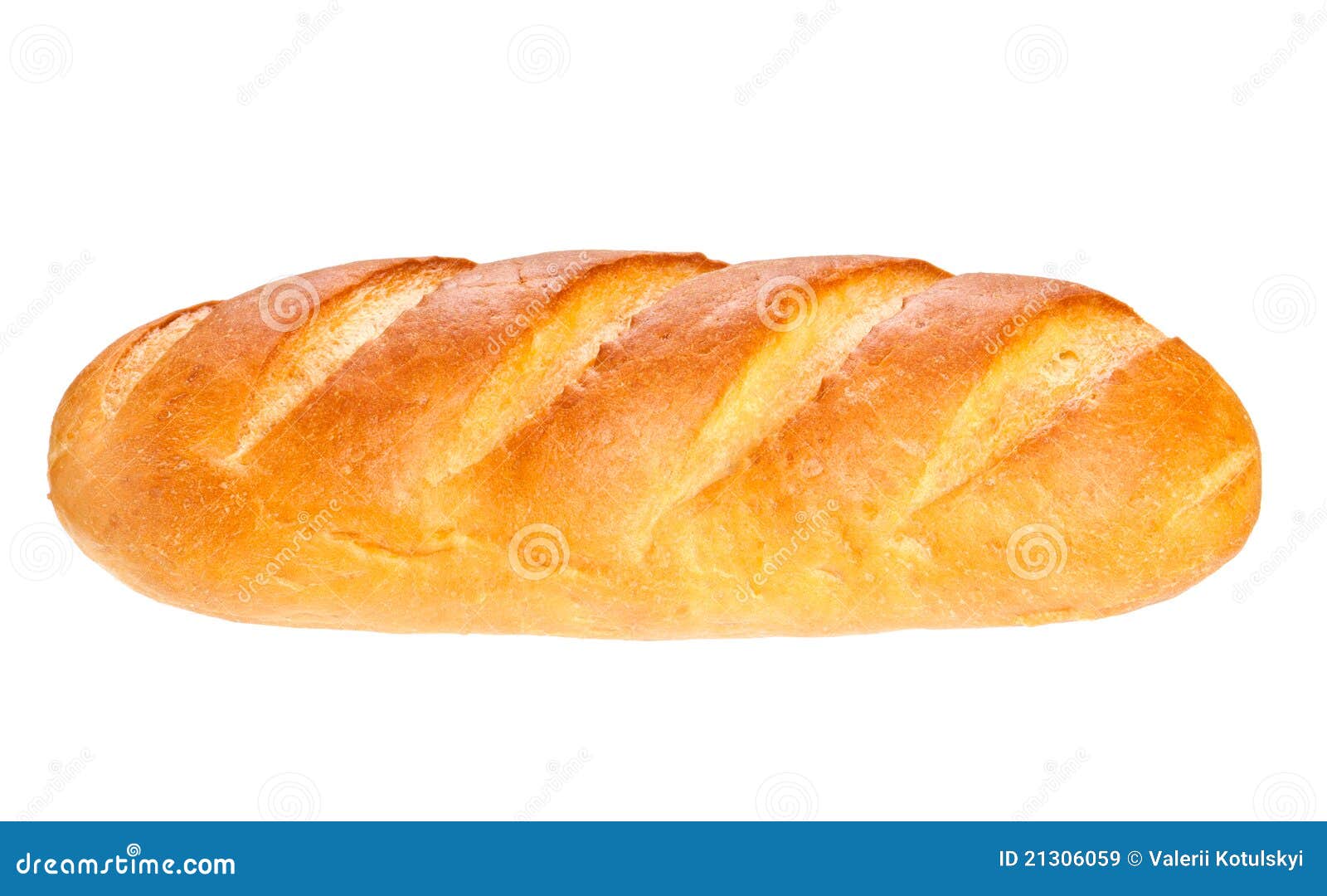 Pan Largo Del Pan En El Fondo Blanco Imagen de archivo - Imagen de ...