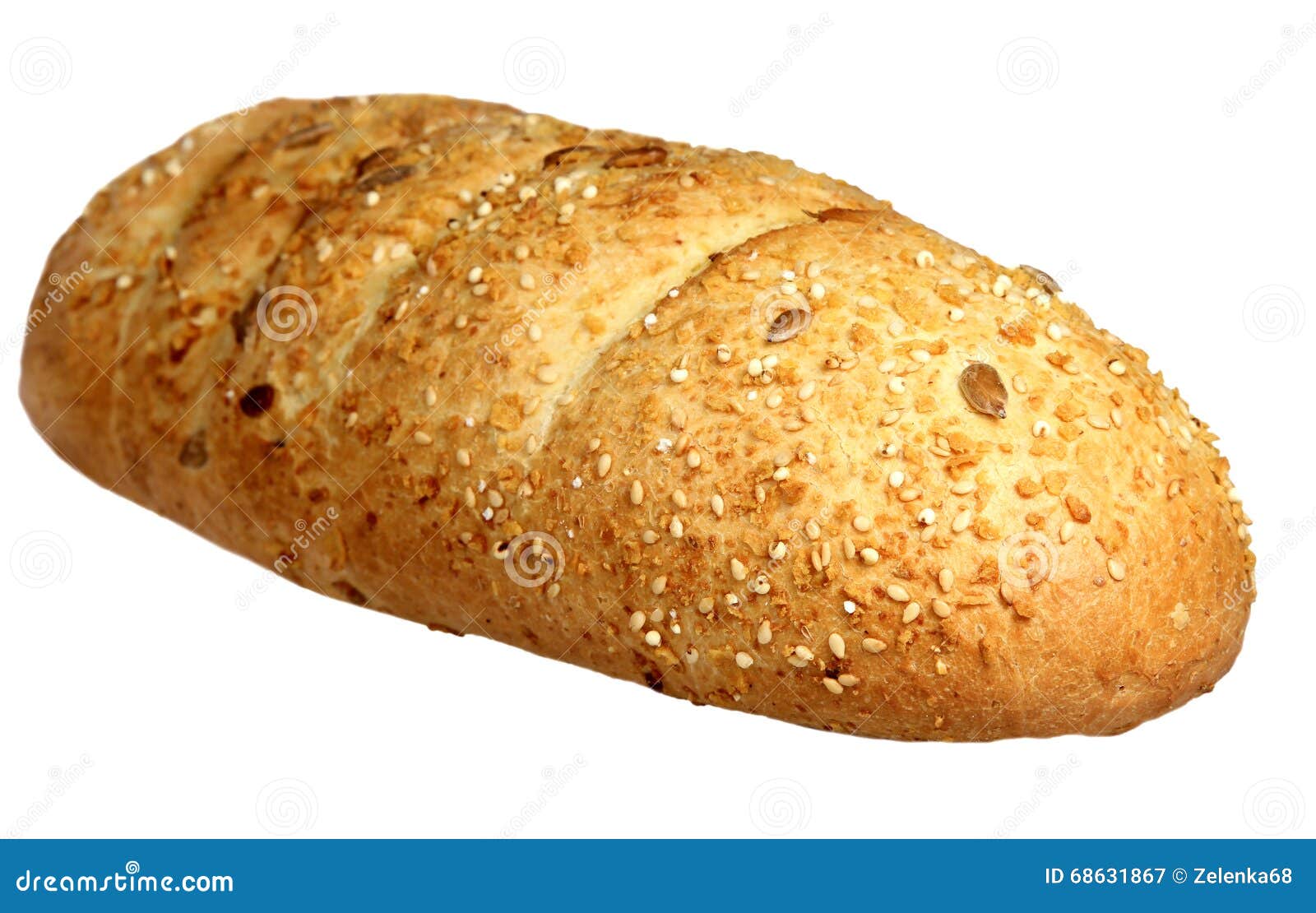 Pan Largo Del Pan En Un Fondo Blanco Imagen de archivo - Imagen de ...