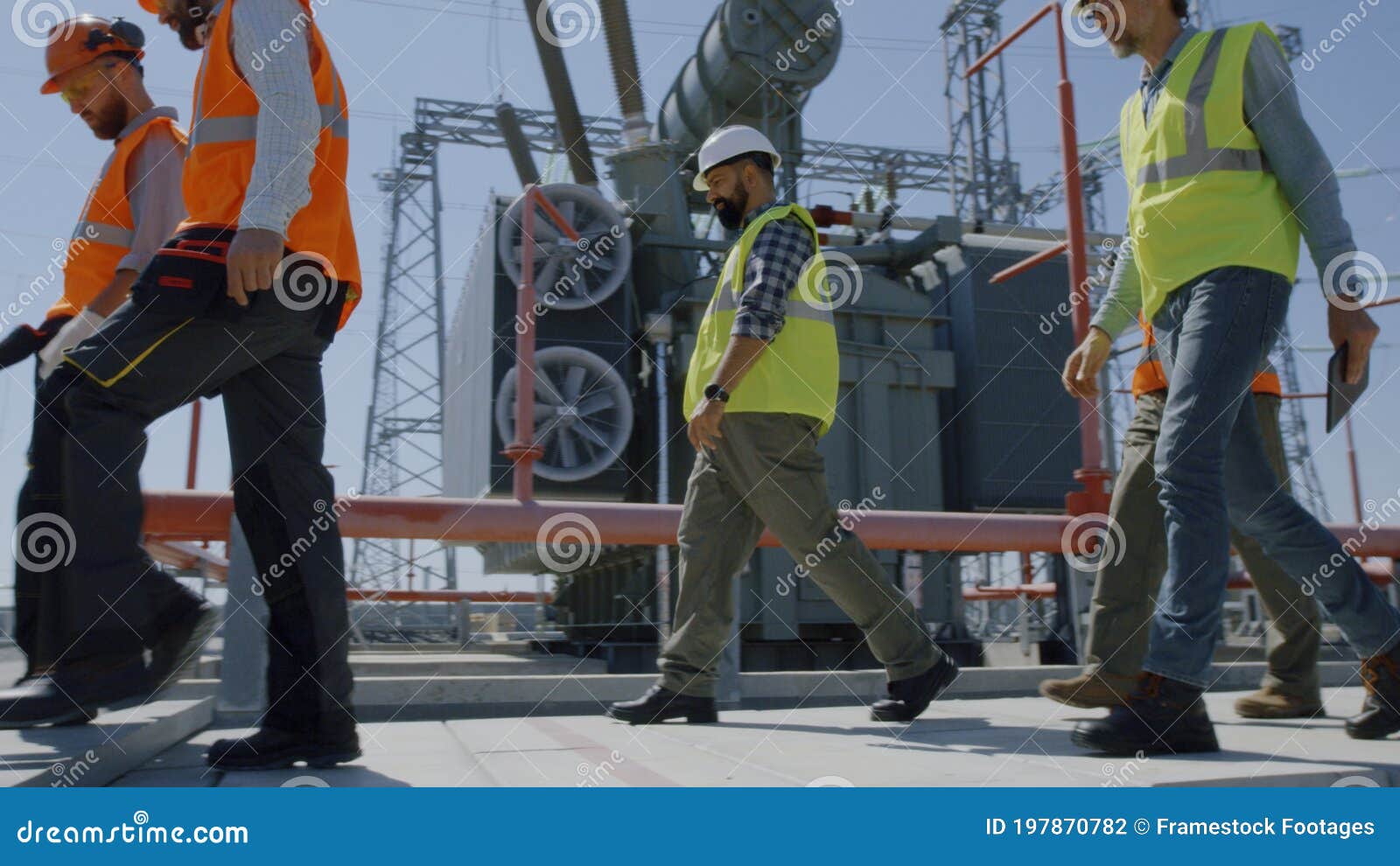 Inspectors Examining Power Station Equipment Stock Photo - Image of ...