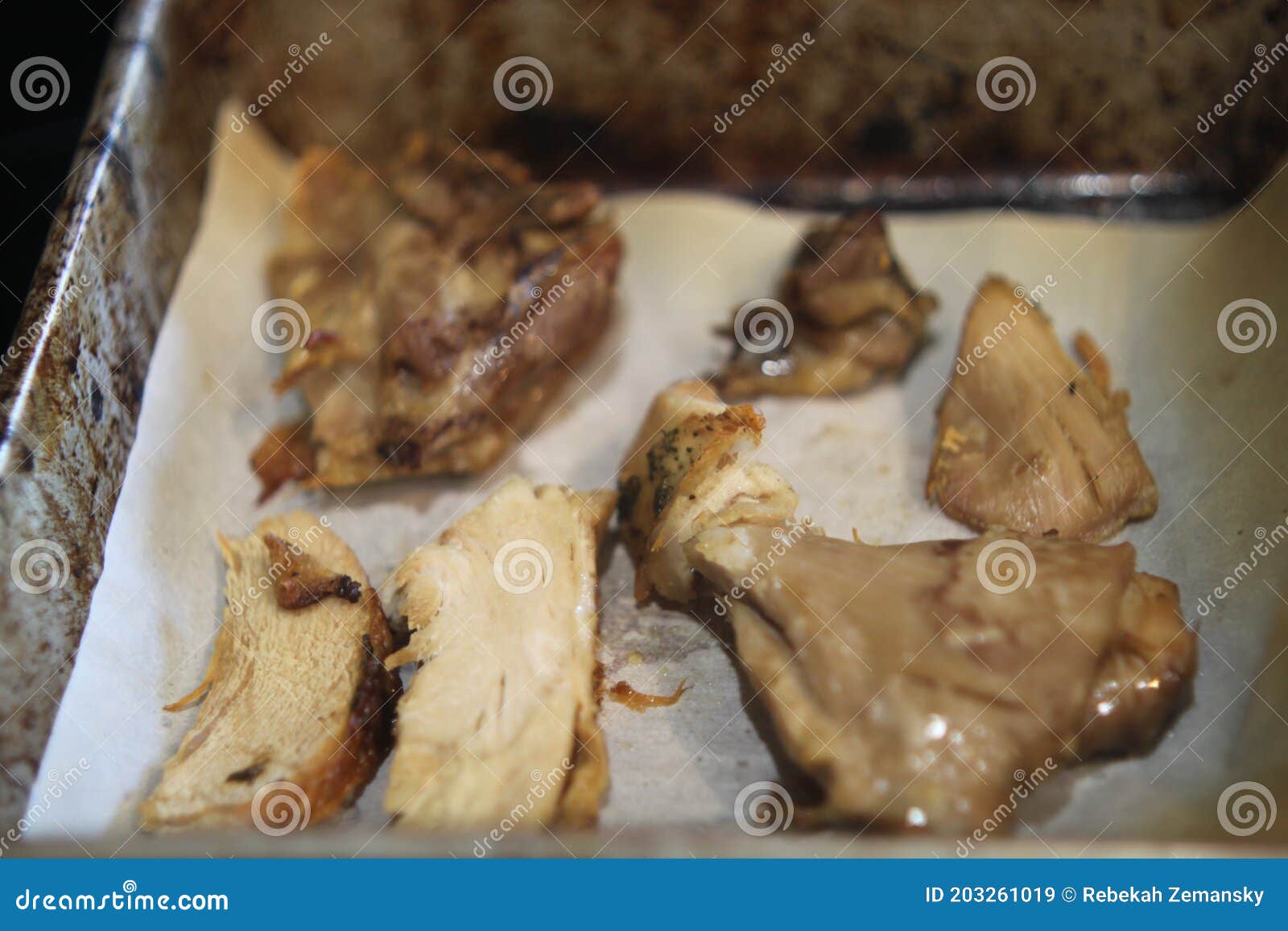 Turkey pieces 2982 stock image. Image of closeup, cook - 203261019