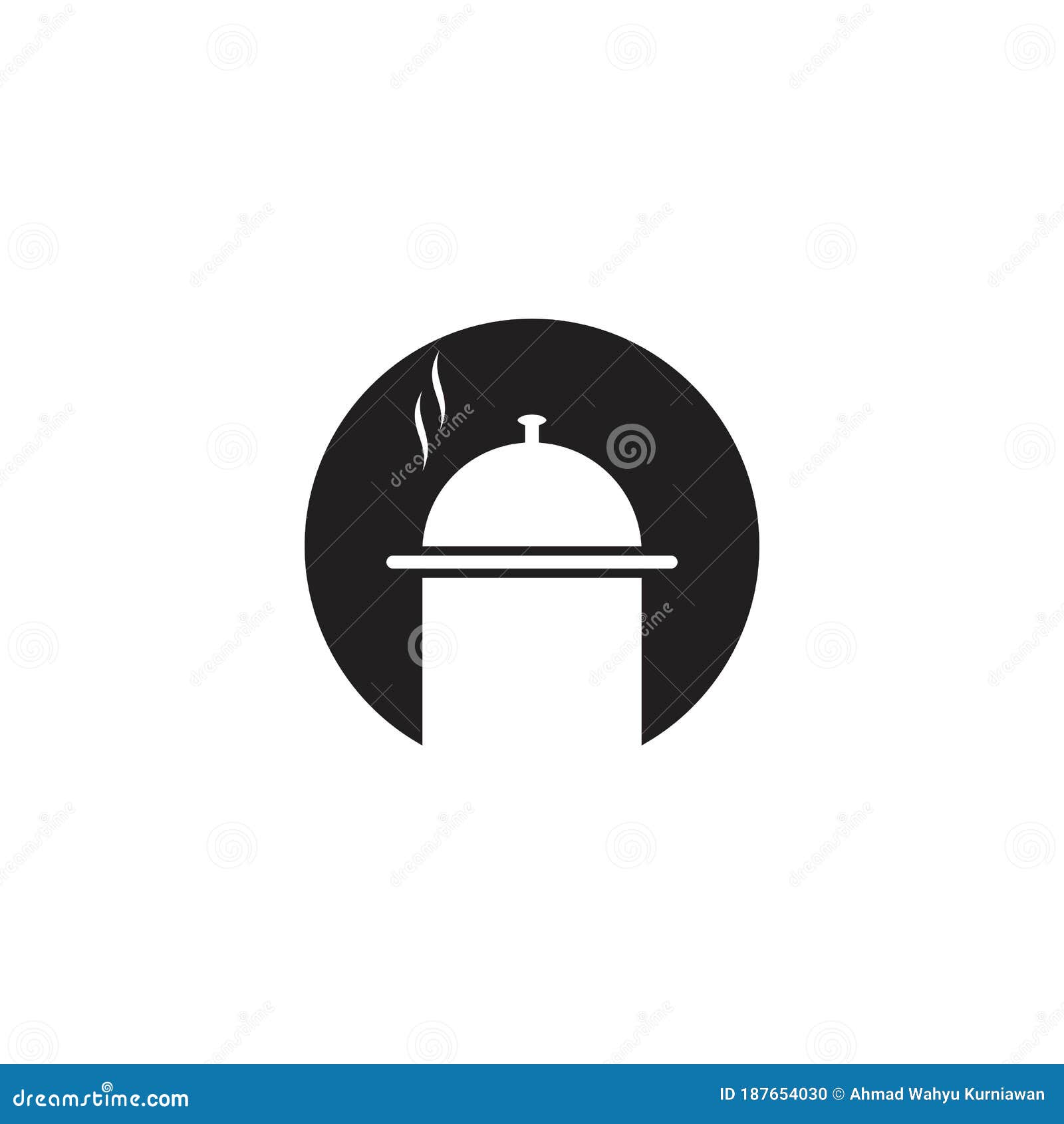 Pan logo stock vector. Illustration of burner, outline - 187654030