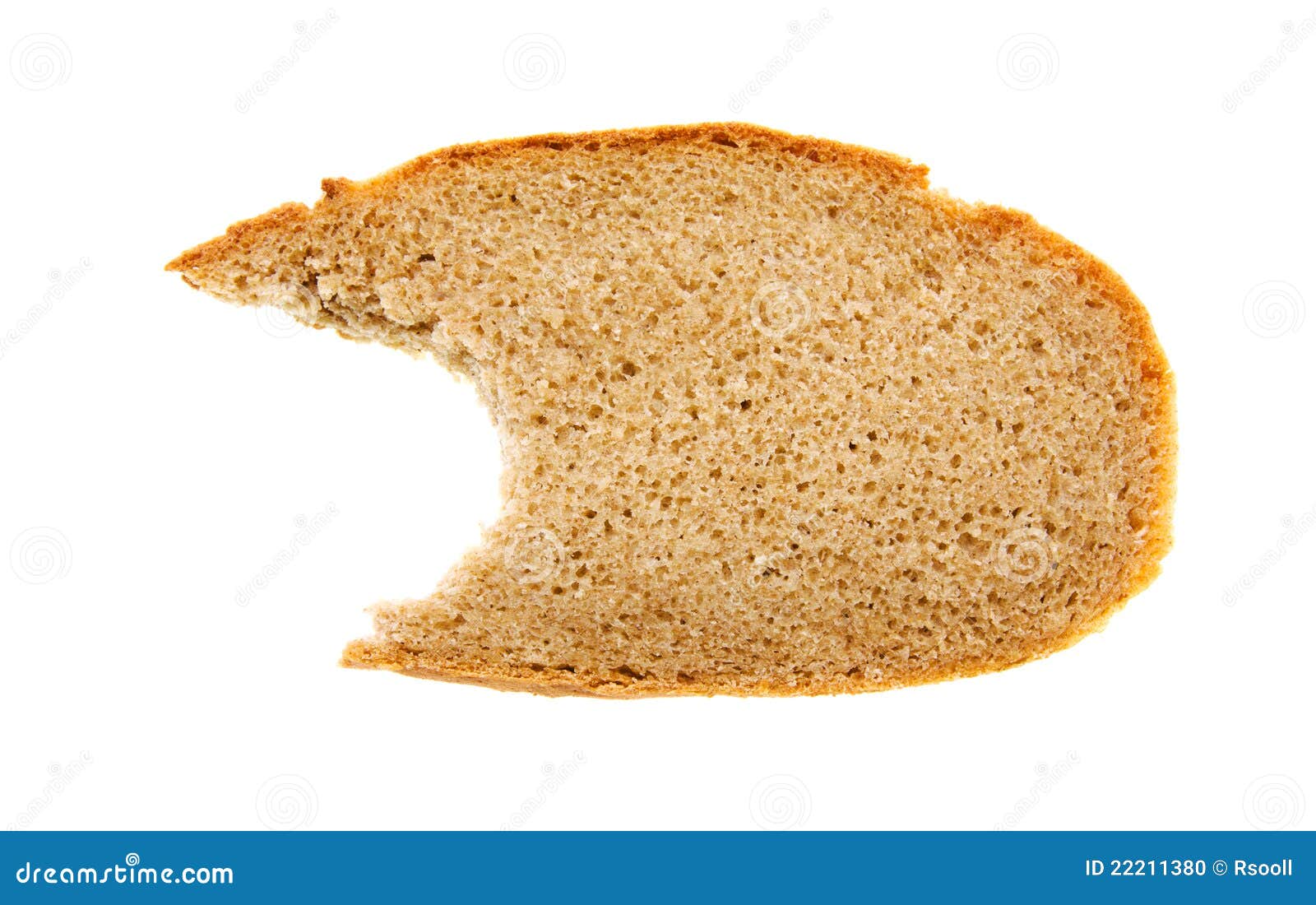 Pan mordido foto de archivo. Imagen de color, primer - 22211380