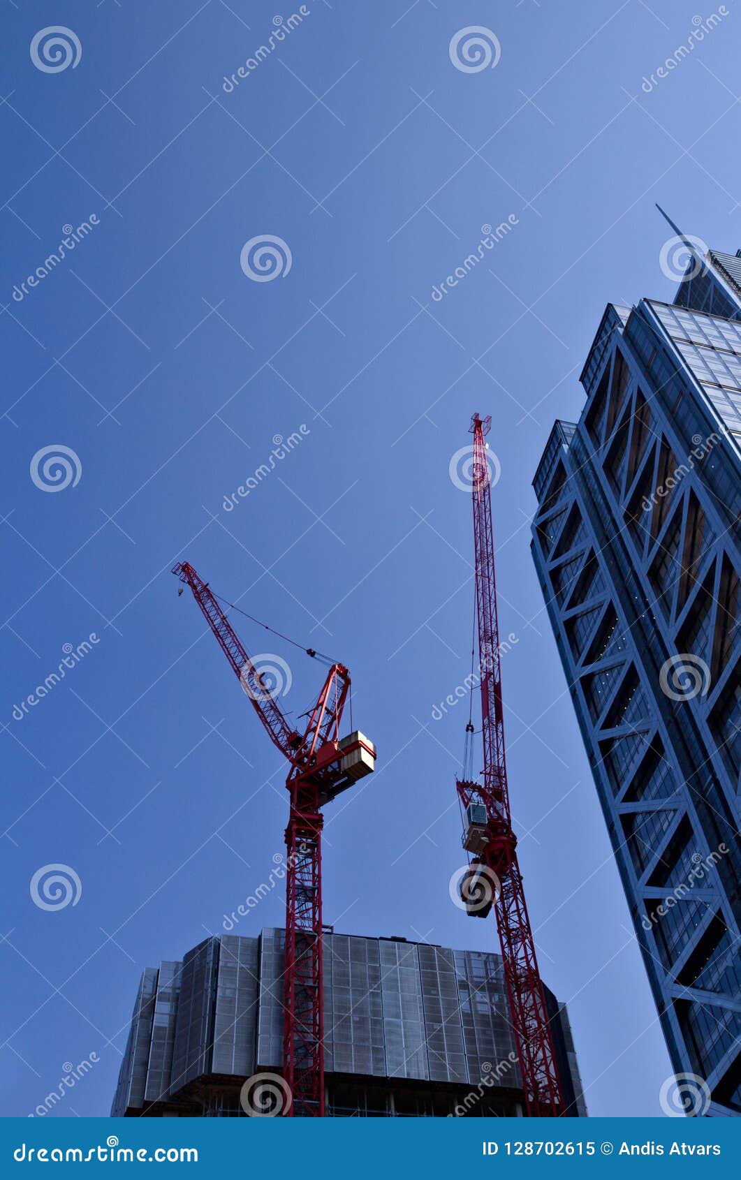 Pan Pacific Hotel Skyscraper Under Construction in London Editorial ...
