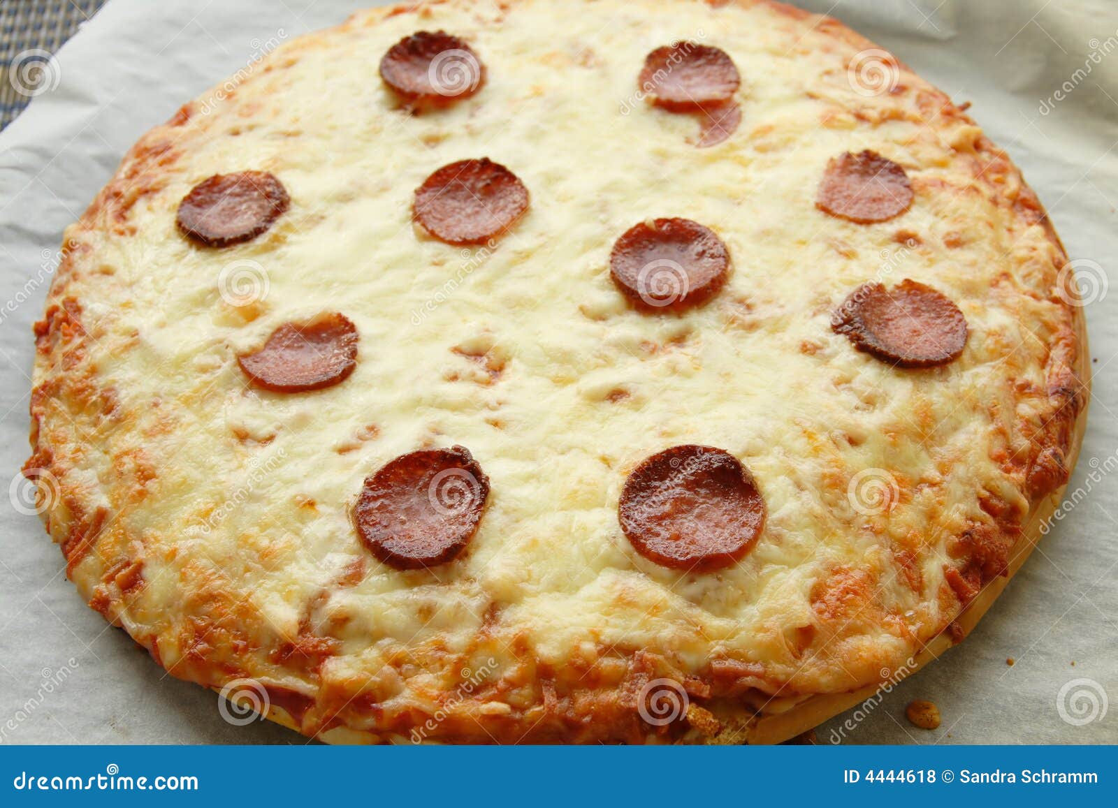 Pan pizza stock photo. Image of restaurant, gourmet, food - 4444618