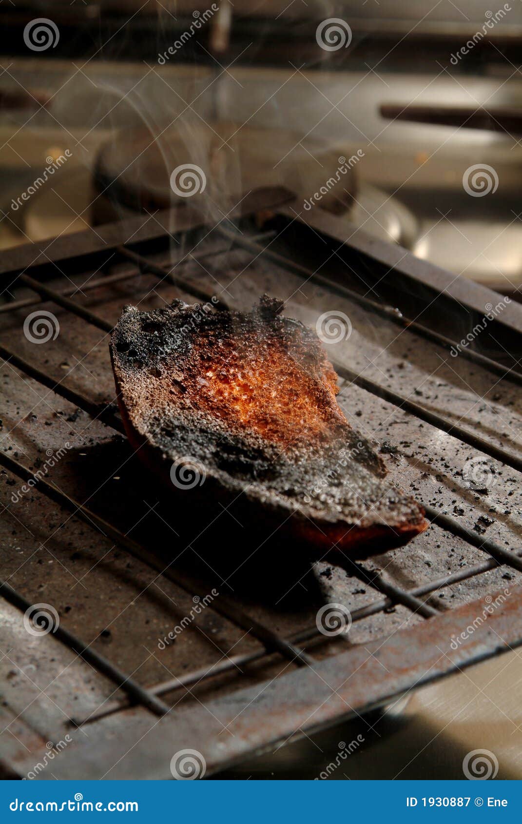 Pan quemado imagen de archivo. Imagen de coma, ahumado - 1930887