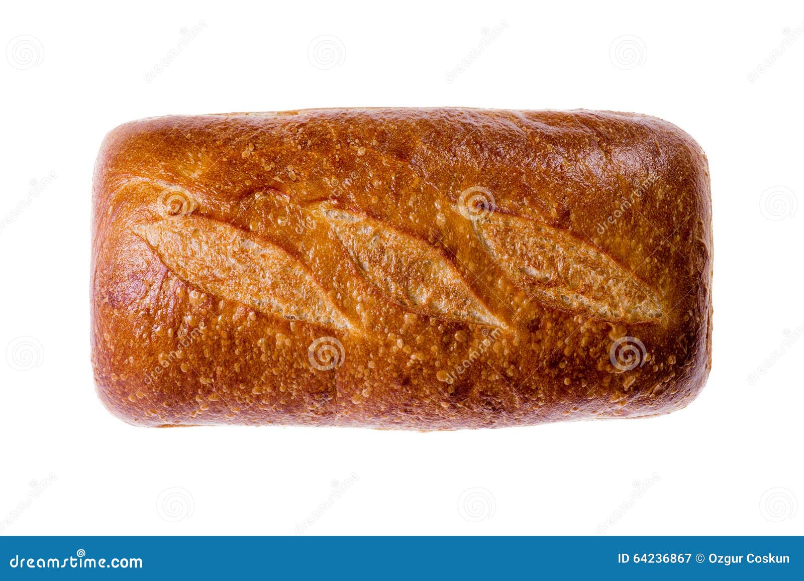 Pan Rectangular Del Pan De Pan Amargo Imagen de archivo - Imagen de ...